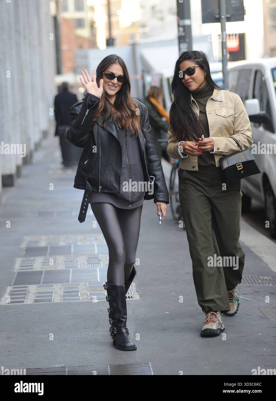 Milan, Francesca Sofia Novello, Valentino Rossi's girlfriend, was ...