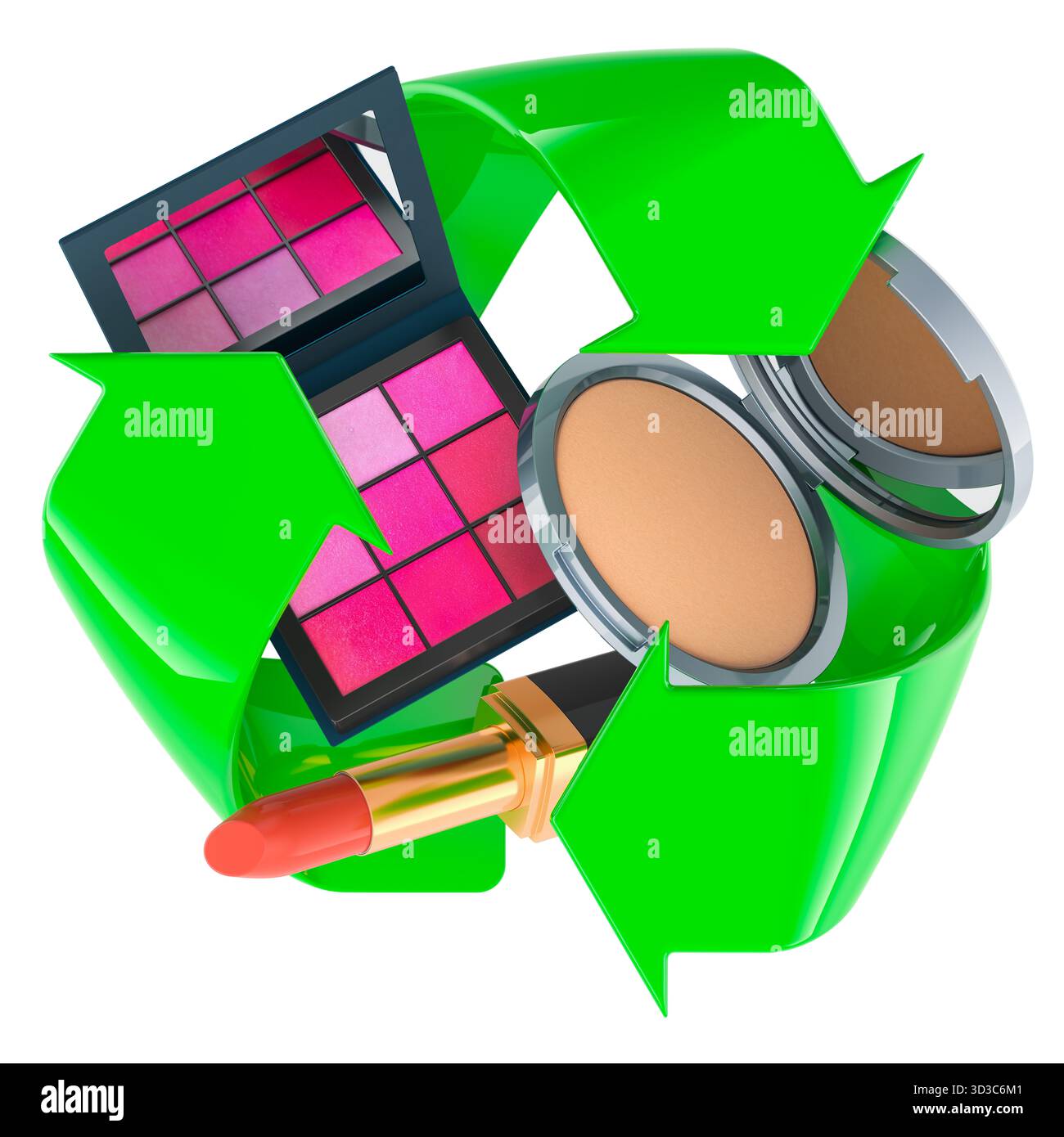 Zero waste cosmetics concept Cut Out Stock Images & Pictures - Alamy