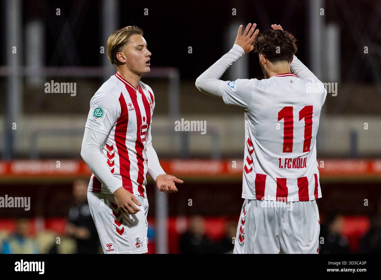 Fynn Schenten (1. FC Cologne U19, 9), Alessandro Puzzo (1. FC Cologne ...