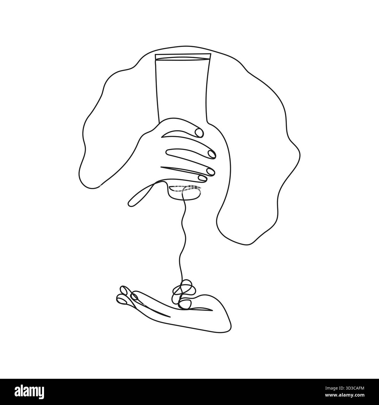 Skincare wellness beauty portrait Cut Out Stock Images & Pictures - Alamy