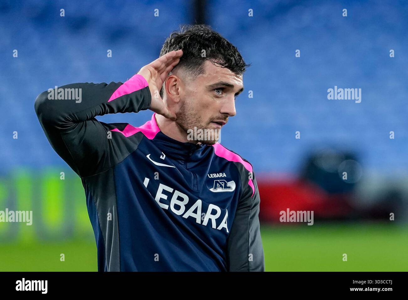 LONDON, ENGLAND - NOVEMBER 5: Troy Parrott of AZ Alkmaar makes a ...