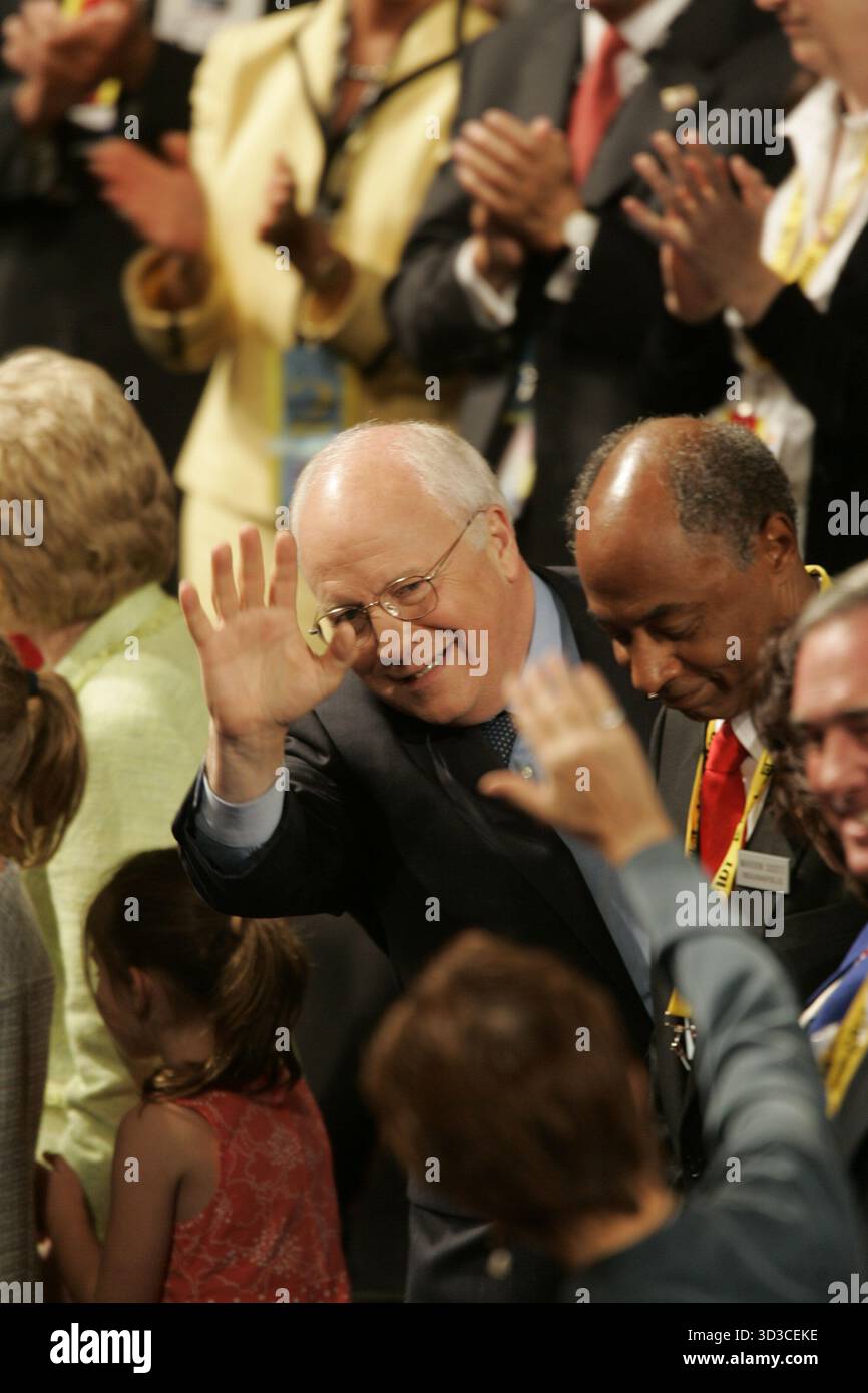 Vice President Dick Cheney at the Republican National Convention in ...