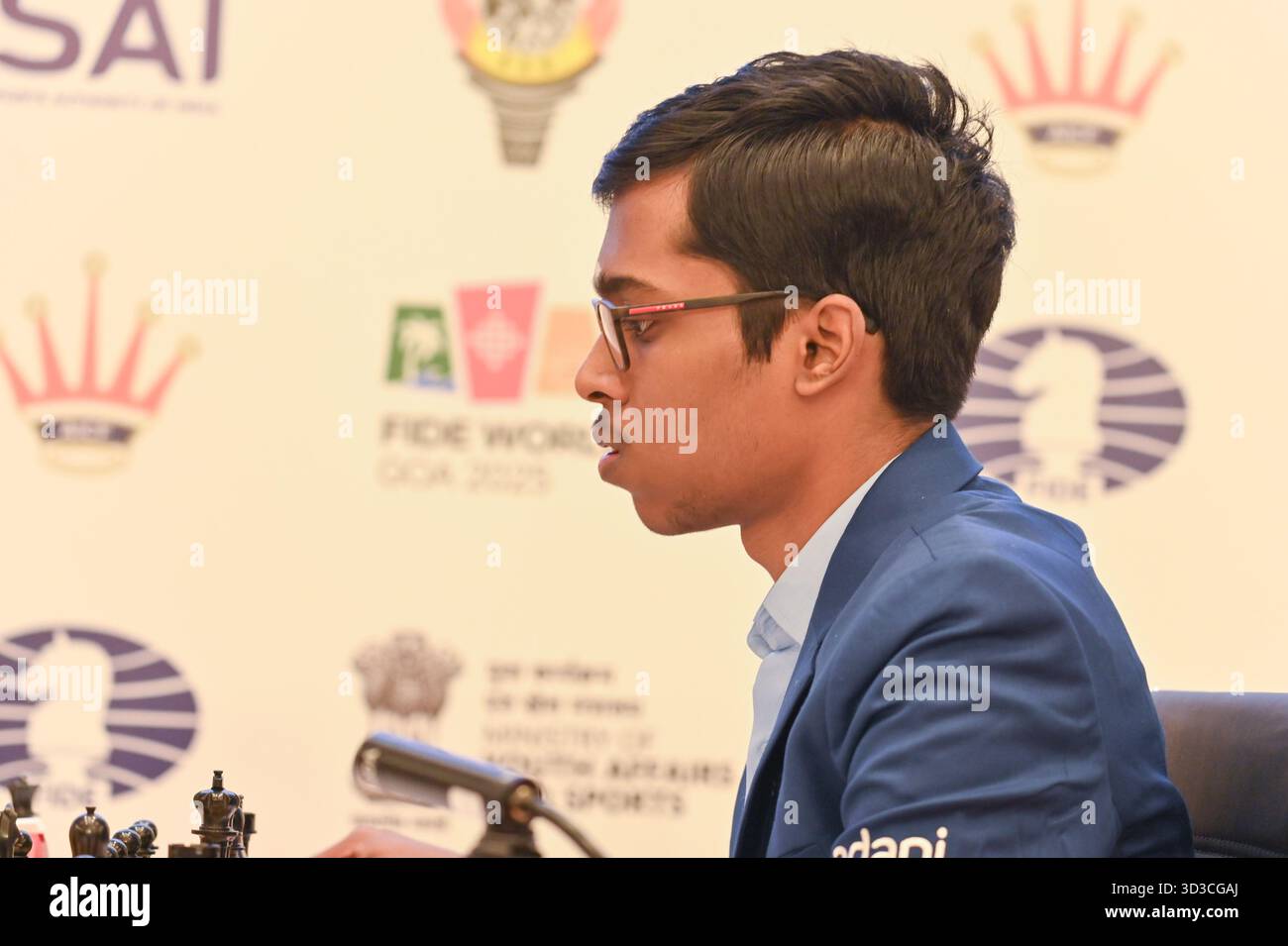 Goa, India. 5th Nov, 2025. Rameshbabu Praggnanandhaa (IND) in the Round ...