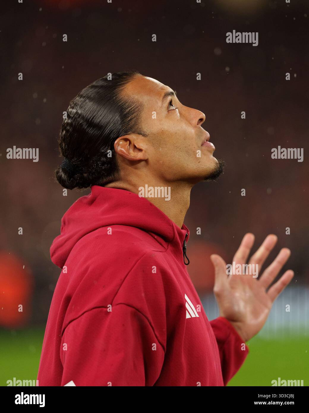 Liverpool's Virgil van Dijk during the UEFA Champions League match ...
