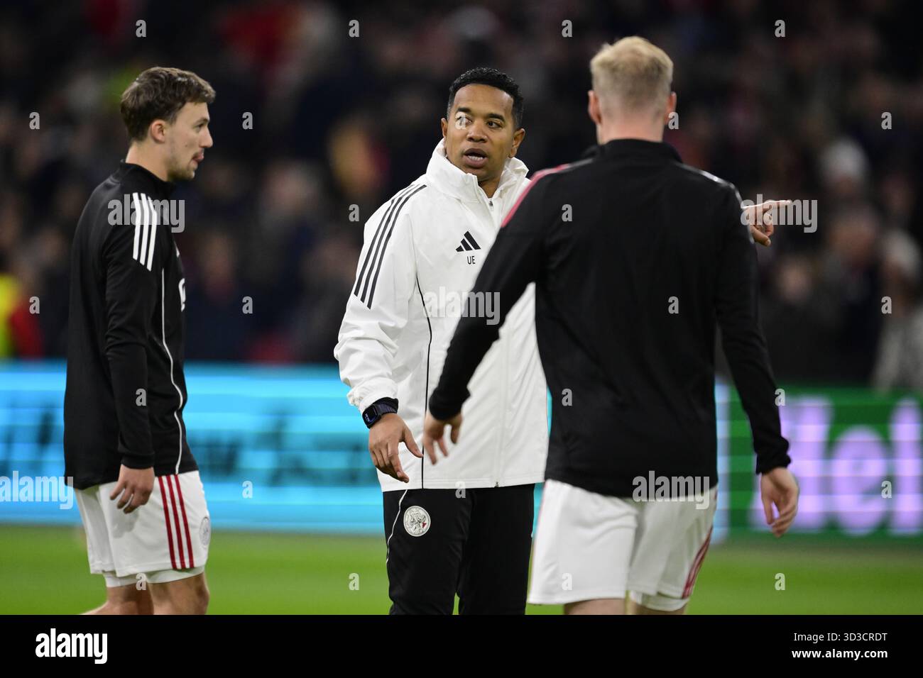 AMSTERDAM - AFC Ajax assistant coach Urby Emanuelson during the UEFA ...