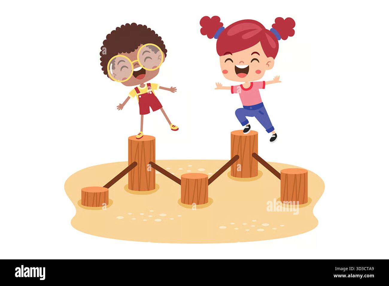 Playing at park Cut Out Stock Images & Pictures - Alamy