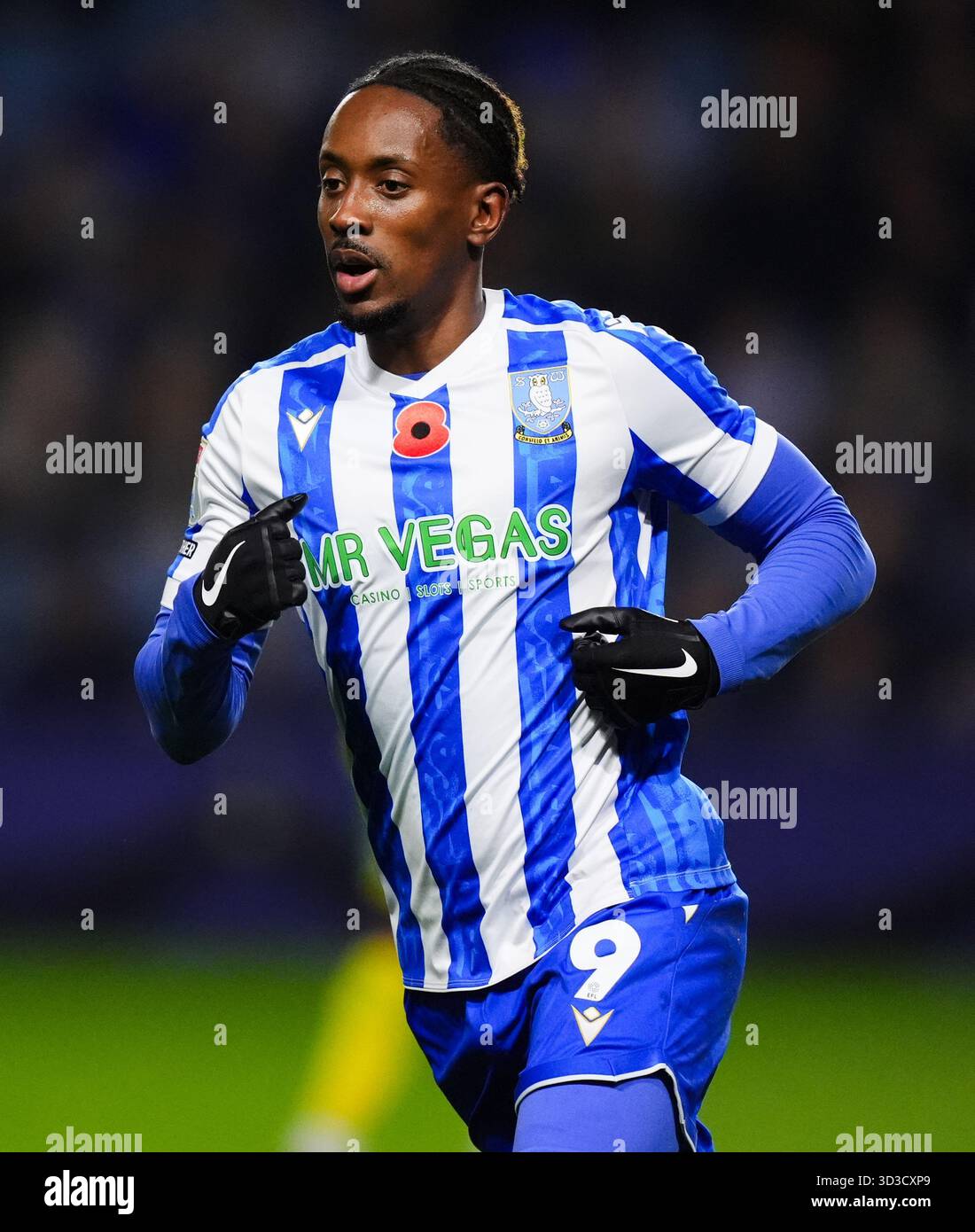 Sheffield Wednesday's Jamal Lowe during the Sky Bet Championship match ...