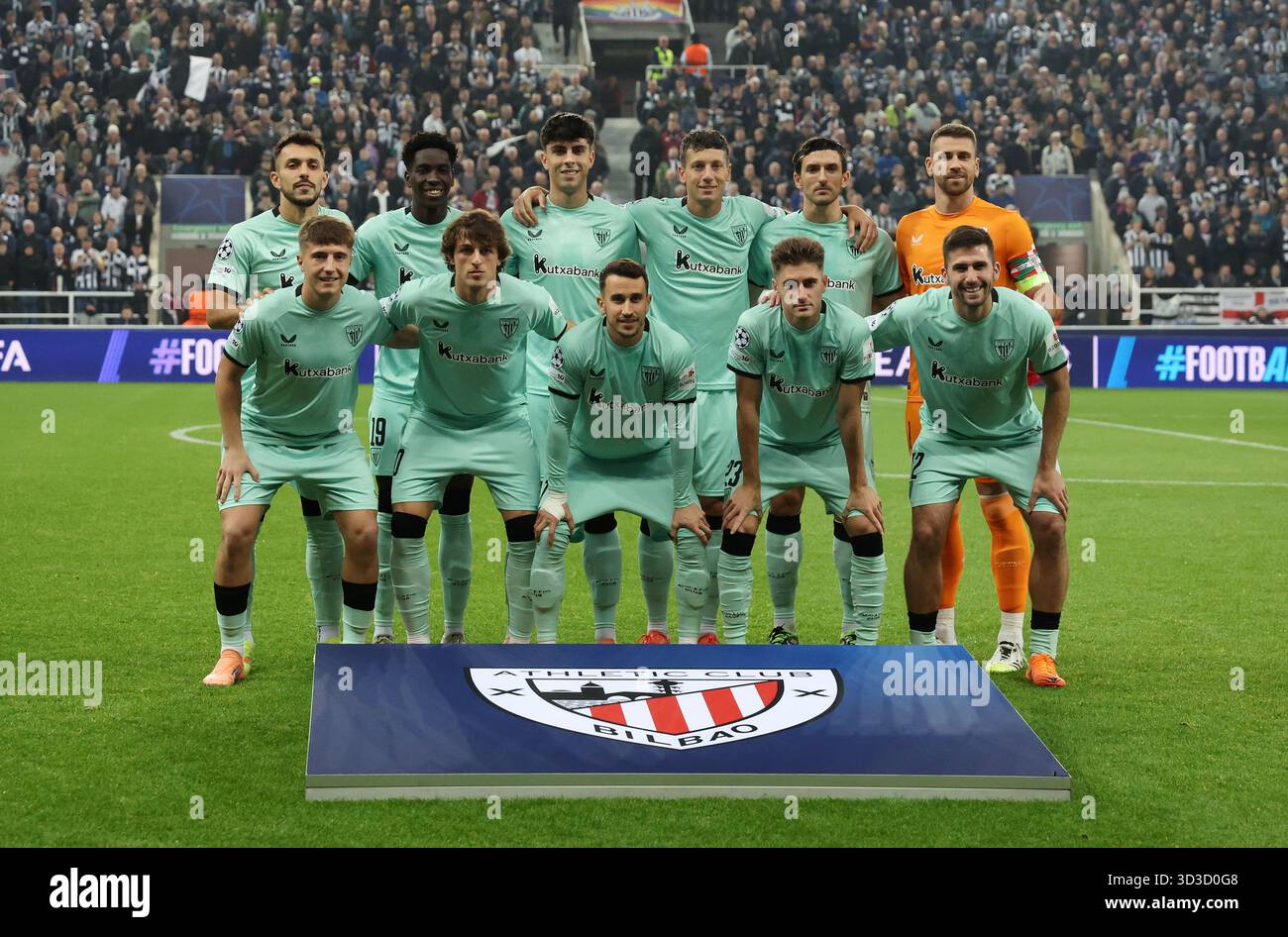 Newcastle Upon Tyne, England, 5th November 2025. Athletic Club line up ...