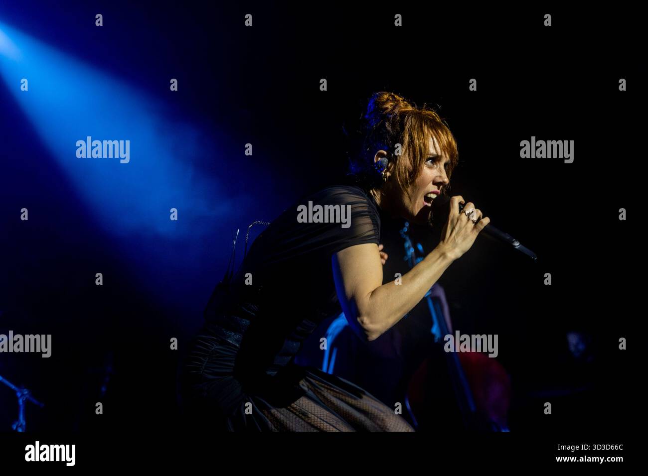 French singer ZAZ during her concert at La Riviera, on November 5, 2025 ...