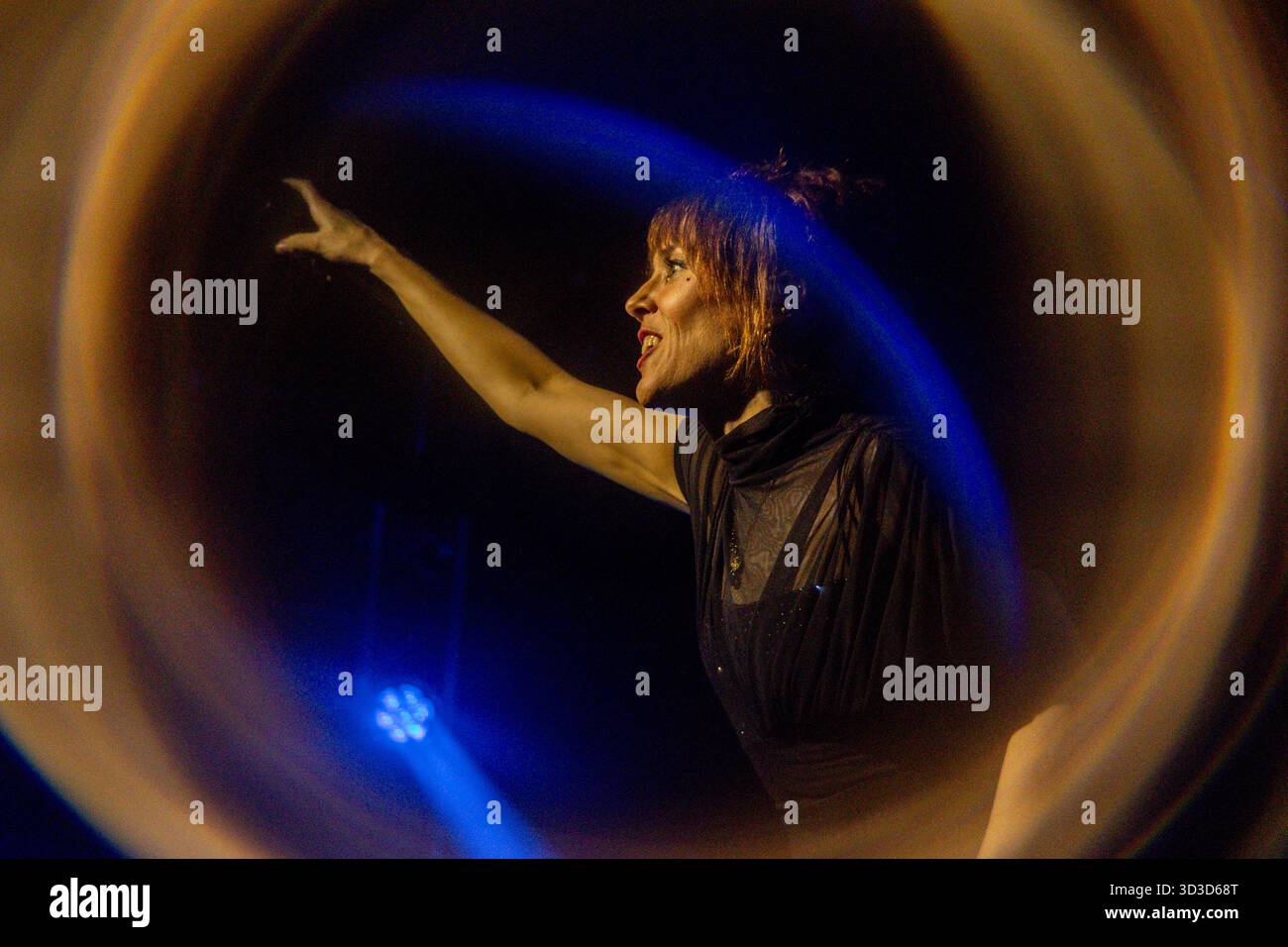 French singer ZAZ during her concert at La Riviera, on November 5, 2025 ...