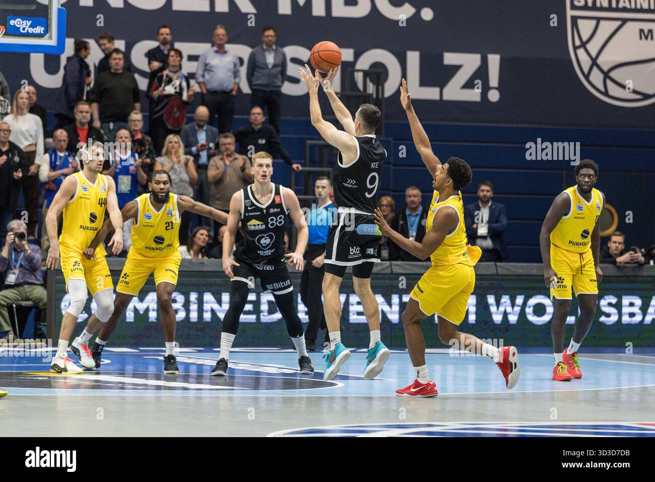 05.11.2025, Stadthalle, Weißenfels, GER, European North Basketball ...