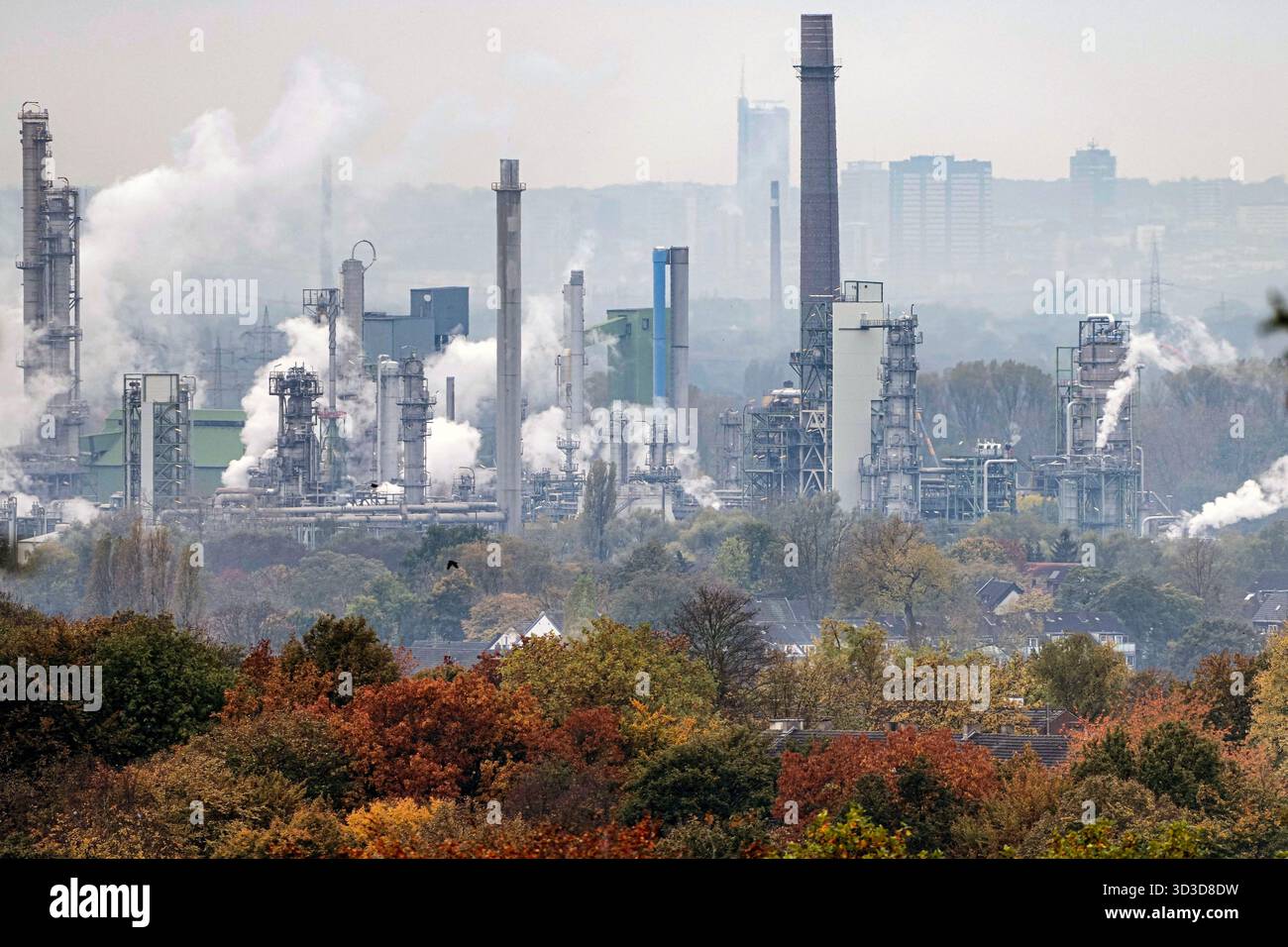 FILE - A BP oil refinery operates in Gelsenkirchen, Germany, Oct. 24 ...