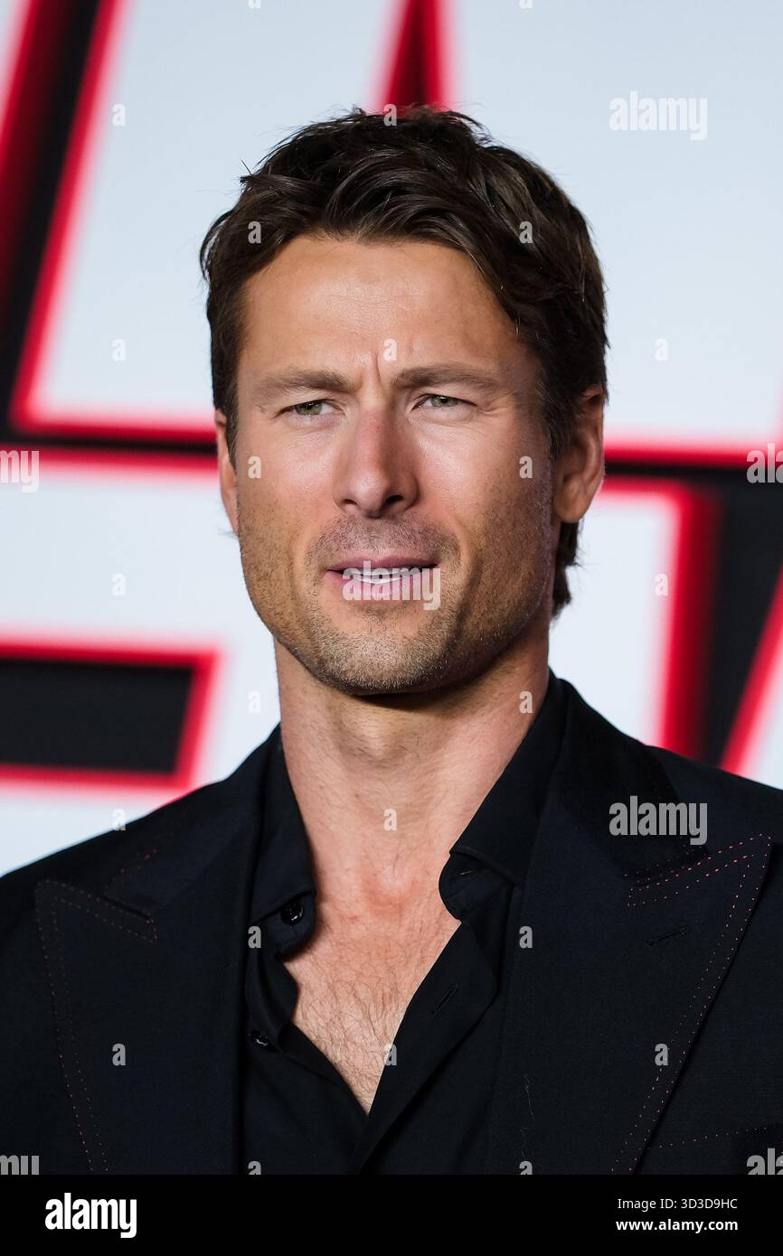 London, UK. 5 November 2025. Glen Powell seen at the UK Premiere of The ...