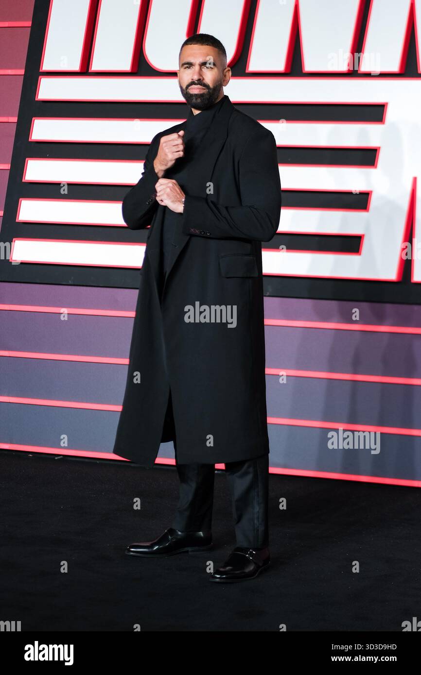 London, UK. 5 November 2025. Joey Ansah seen at the UK Premiere of The ...