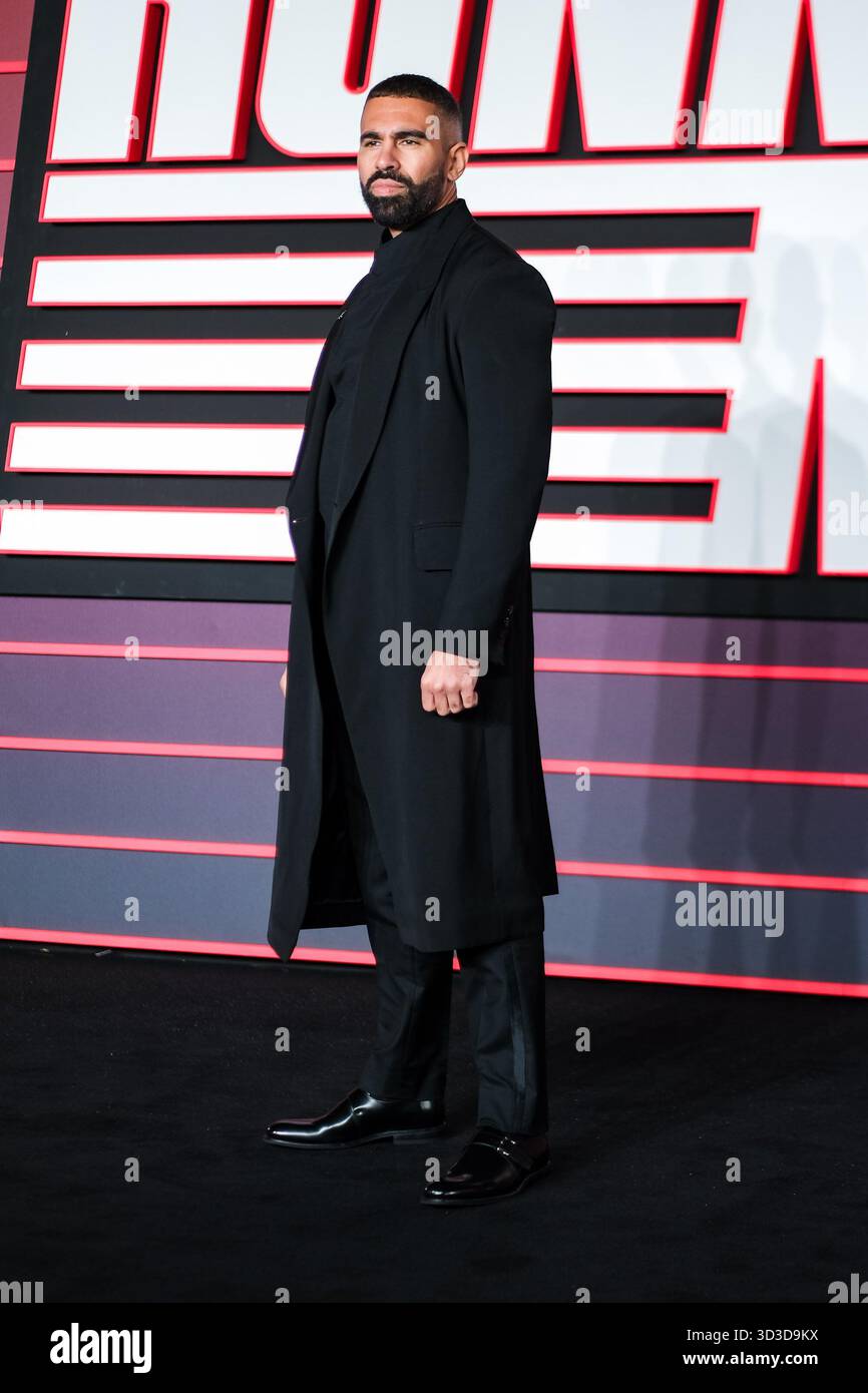 London, UK. 5 November 2025. Joey Ansah seen at the UK Premiere of The ...