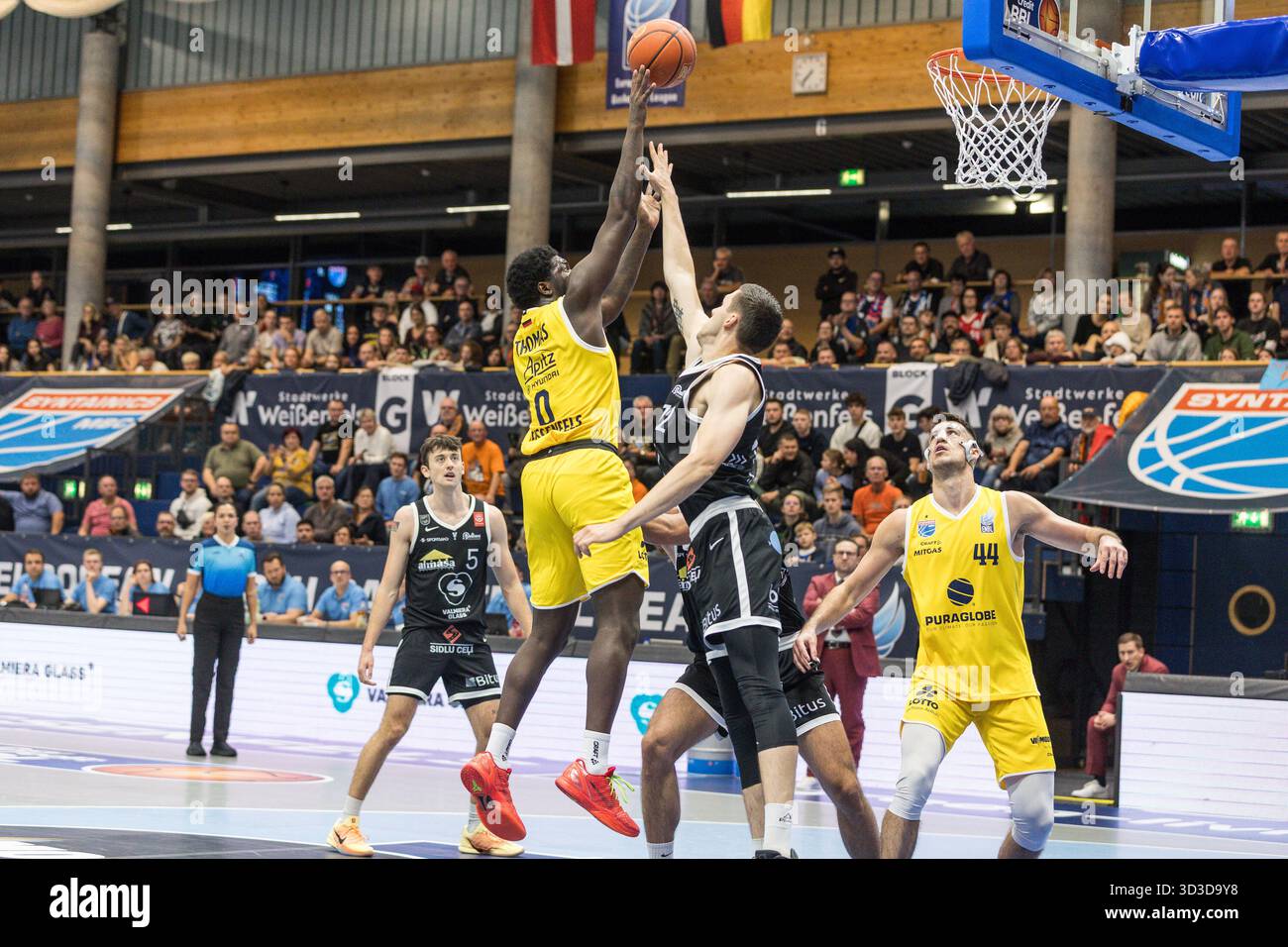 05.11.2025, Stadthalle, Weißenfels, GER, European North Basketball ...