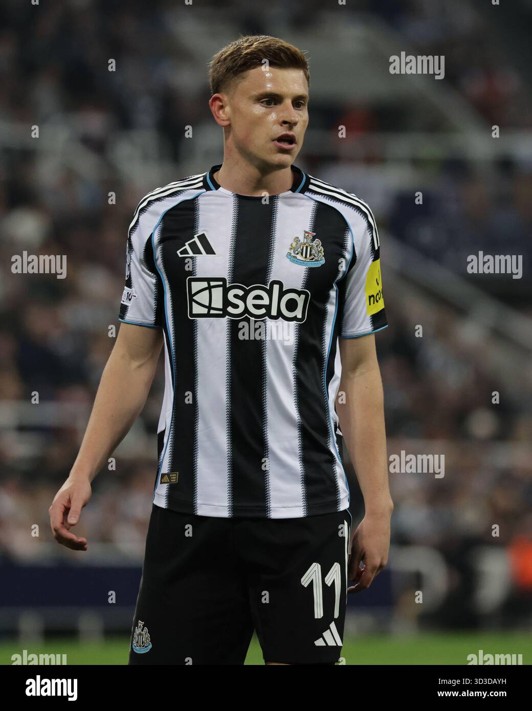 Harvey Barnes of Newcastle United during the UEFA Champions League ...