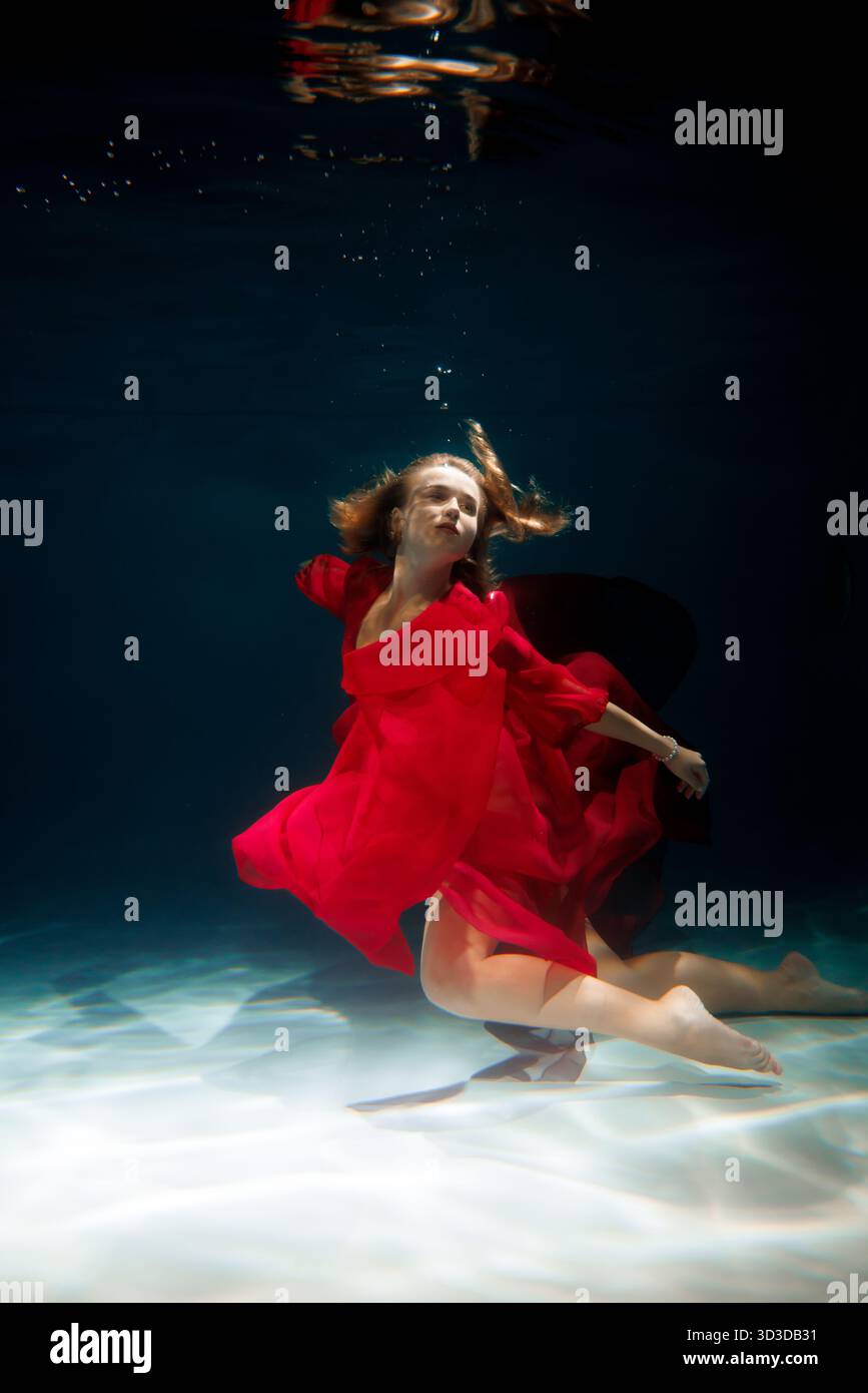 Dynamic dance scene with intense emotional transformation Stock Photo ...