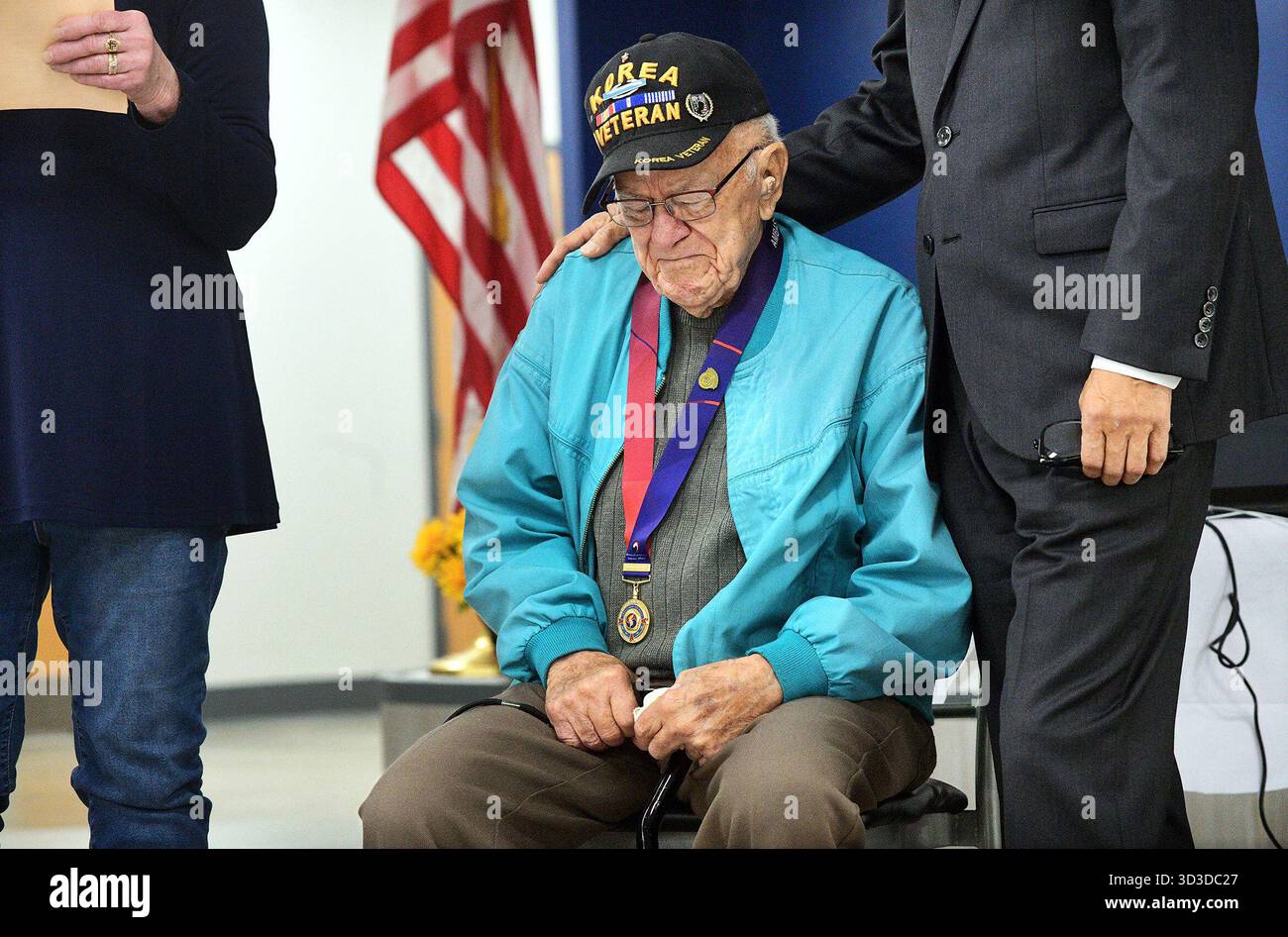 U.S. Army and Korean War veteran John Ryba of Johnstown, reflects as ...