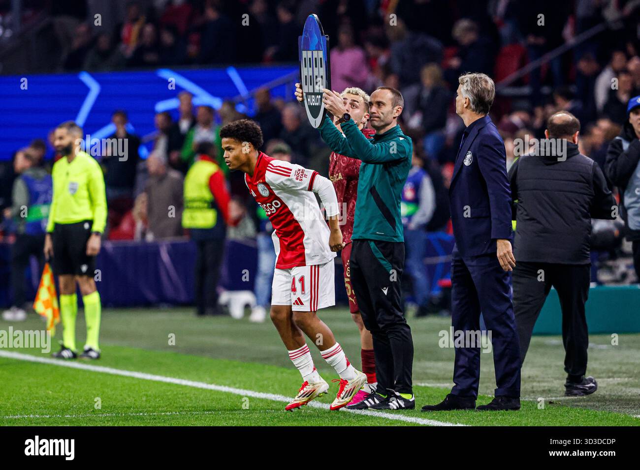 AMSTERDAM, NETHERLANDS - NOVEMBER 5: Gerald Alders of AFC Ajax enters ...