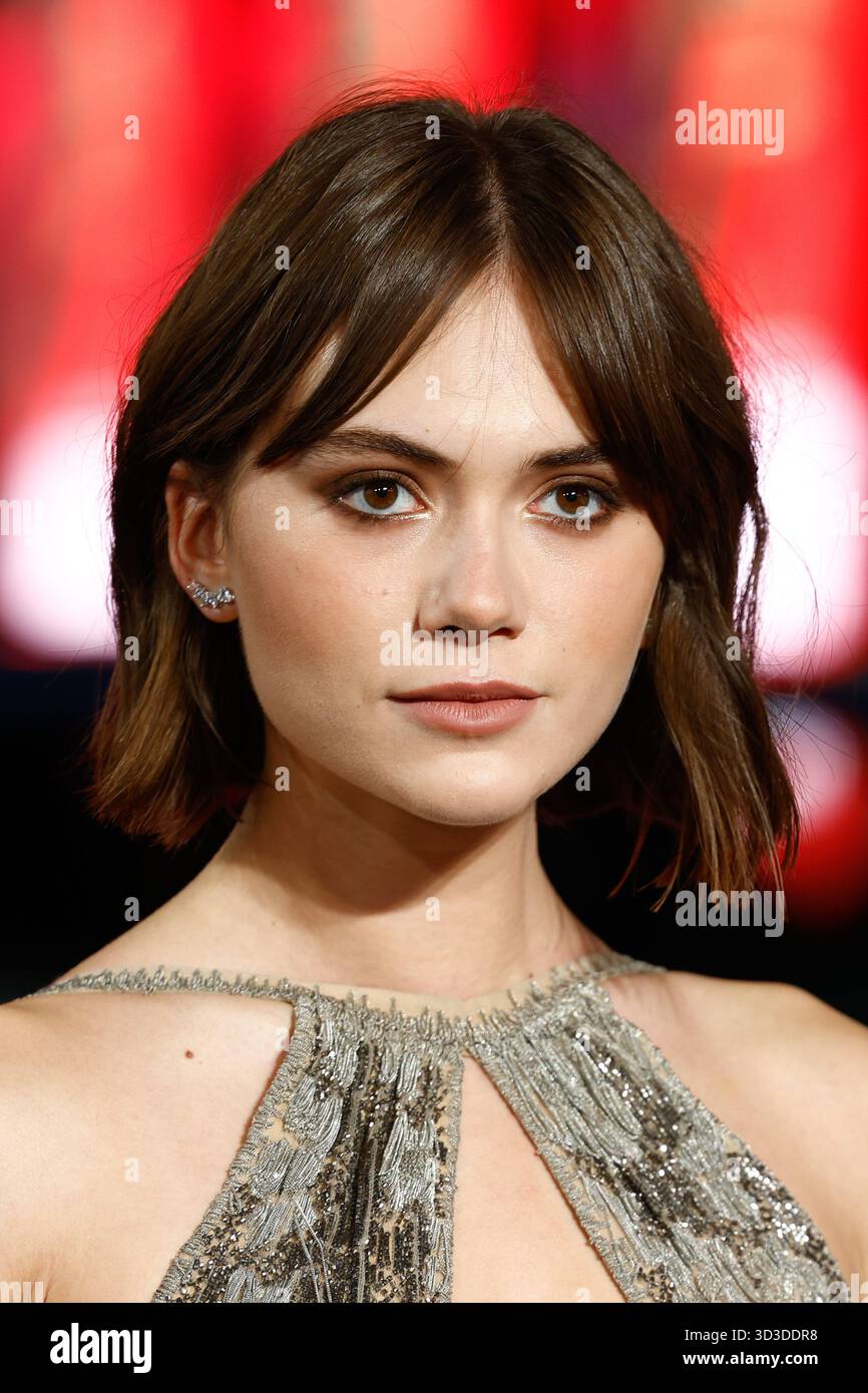 Emilia Jones poses for photographers upon arrival at the premiere of ...