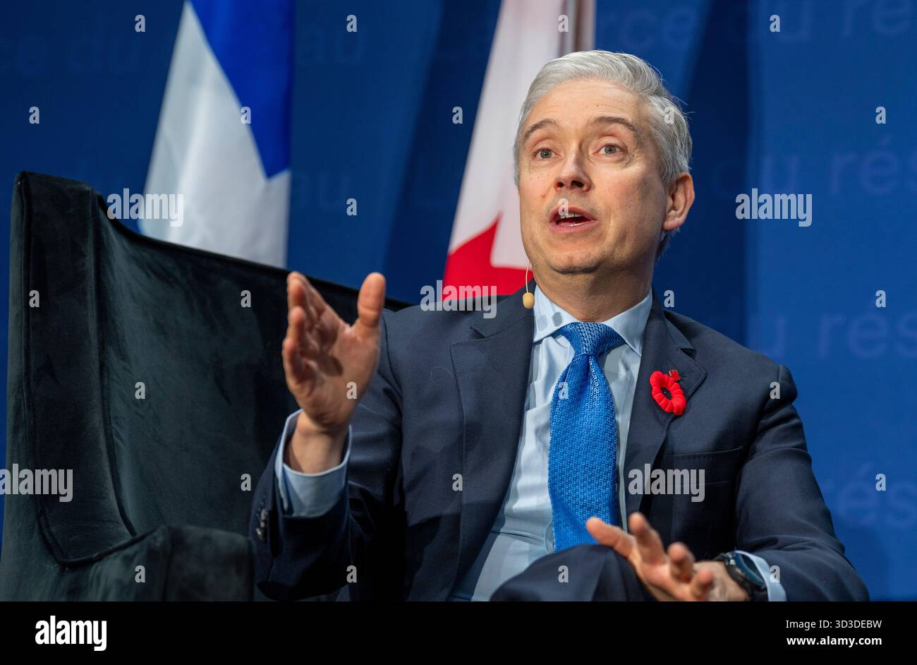 Minister of Finance Francois-Philippe Champagne speaks at the Chamber ...