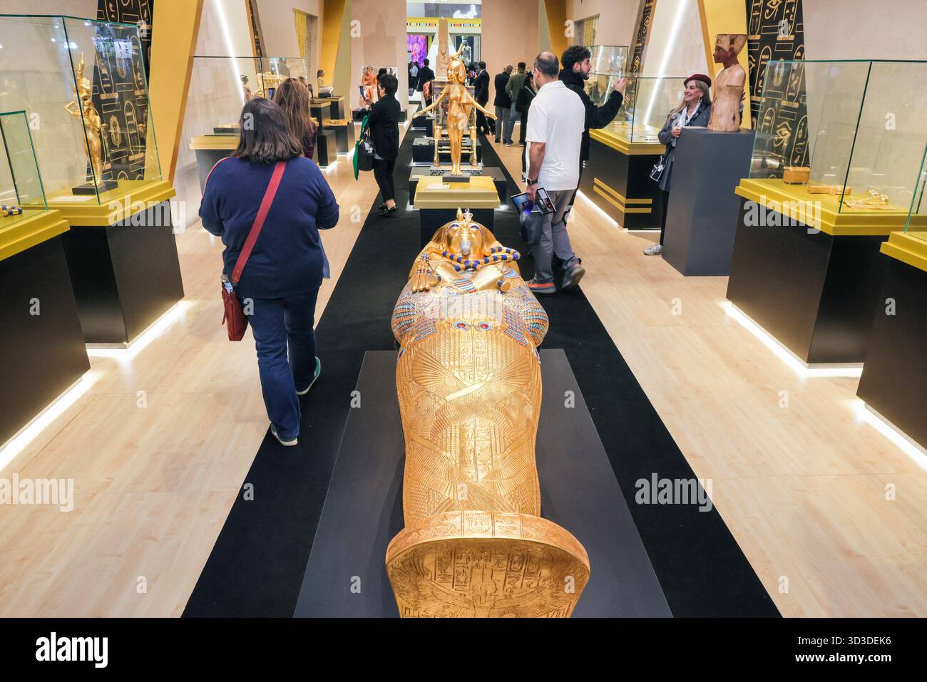 London, UK. 05th Nov, 2025. The Egyptian booth features beautiful ...