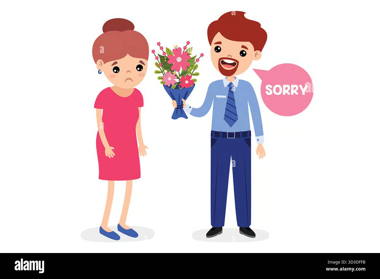 Woman saying sorry hi-res stock photography and images - Alamy