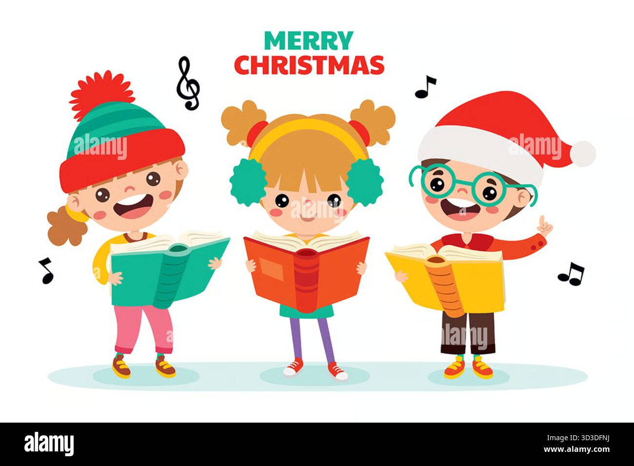 Festive merry background christmas characters Cut Out Stock Images ...