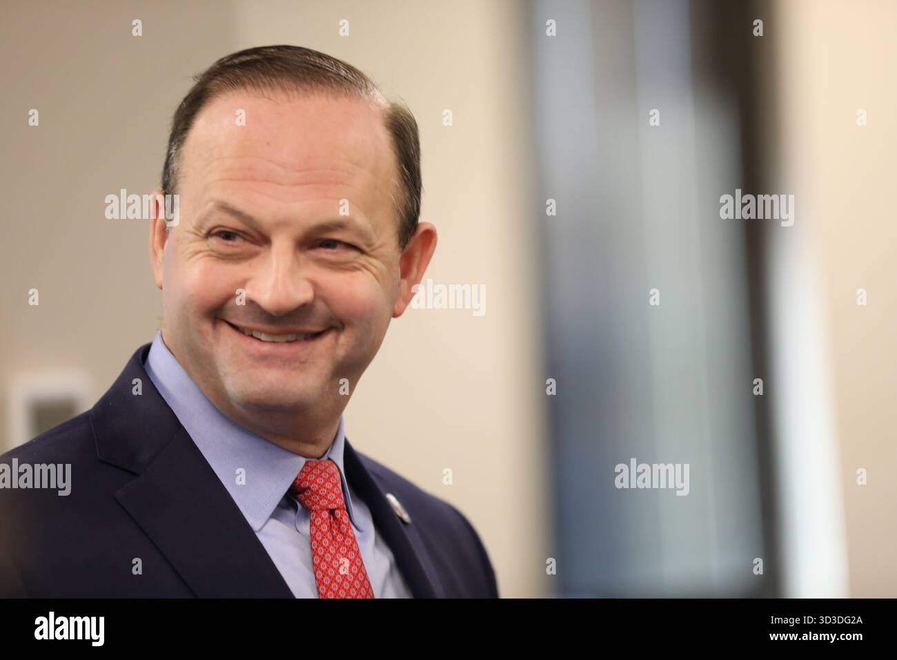 South Carolina Attorney Alan Wilson waits for a South Carolina ...