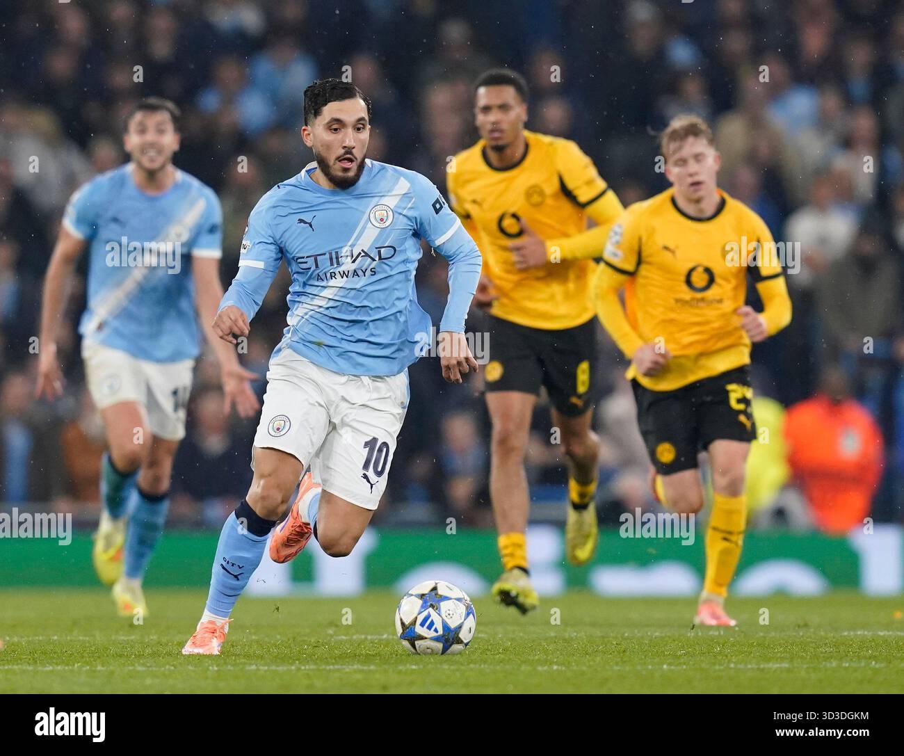 Manchester, England, 5th November 2025. Rayan Cherki of Manchester City ...