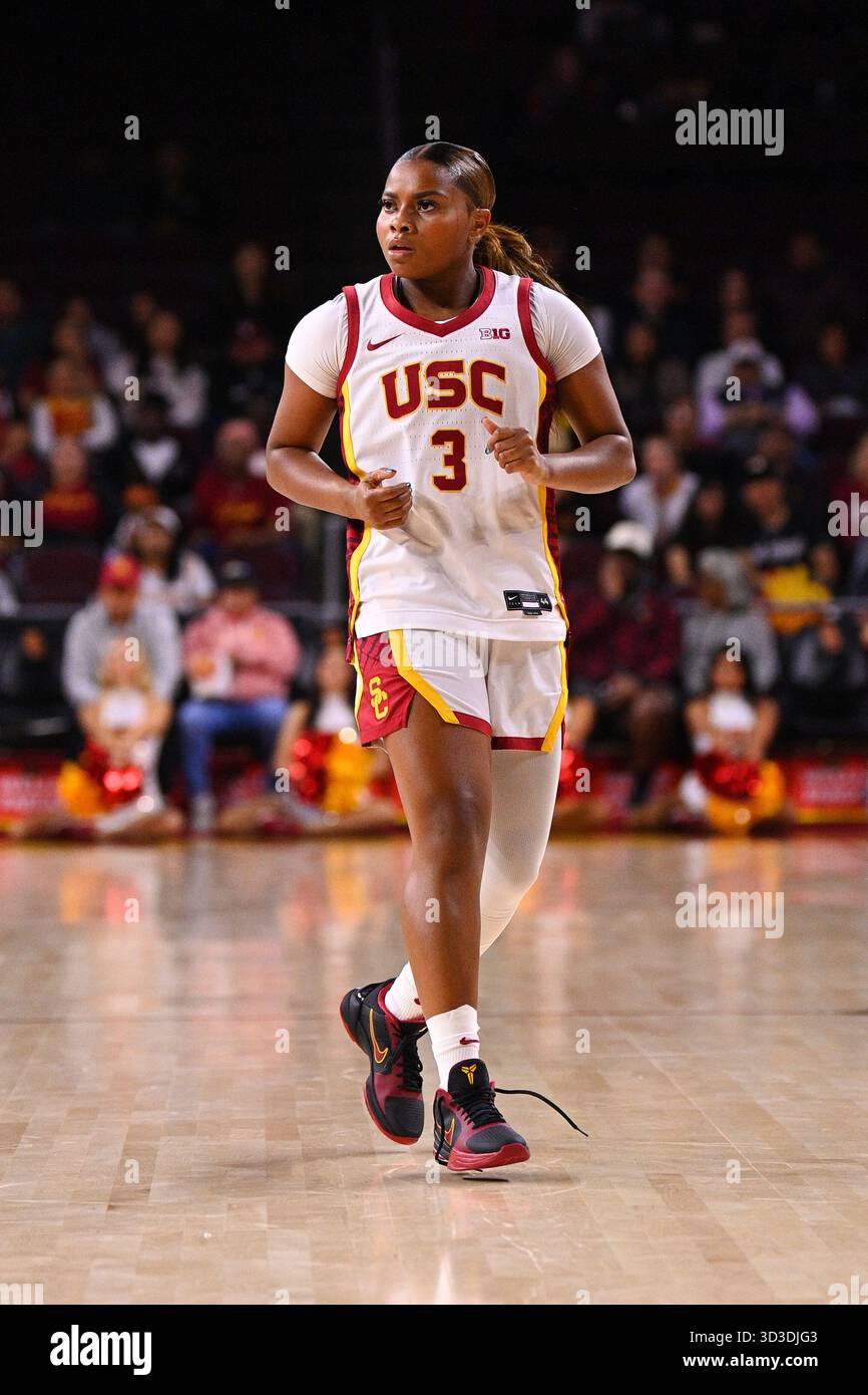 LOS ANGELES, CA - NOVEMBER 04: USC Trojans guard Londynn Jones (3 ...
