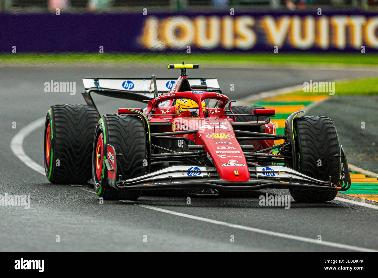 Lewis Hamilton (GBR) - Scuderia Ferrari - Ferrari SF-25 - Ferrari ...