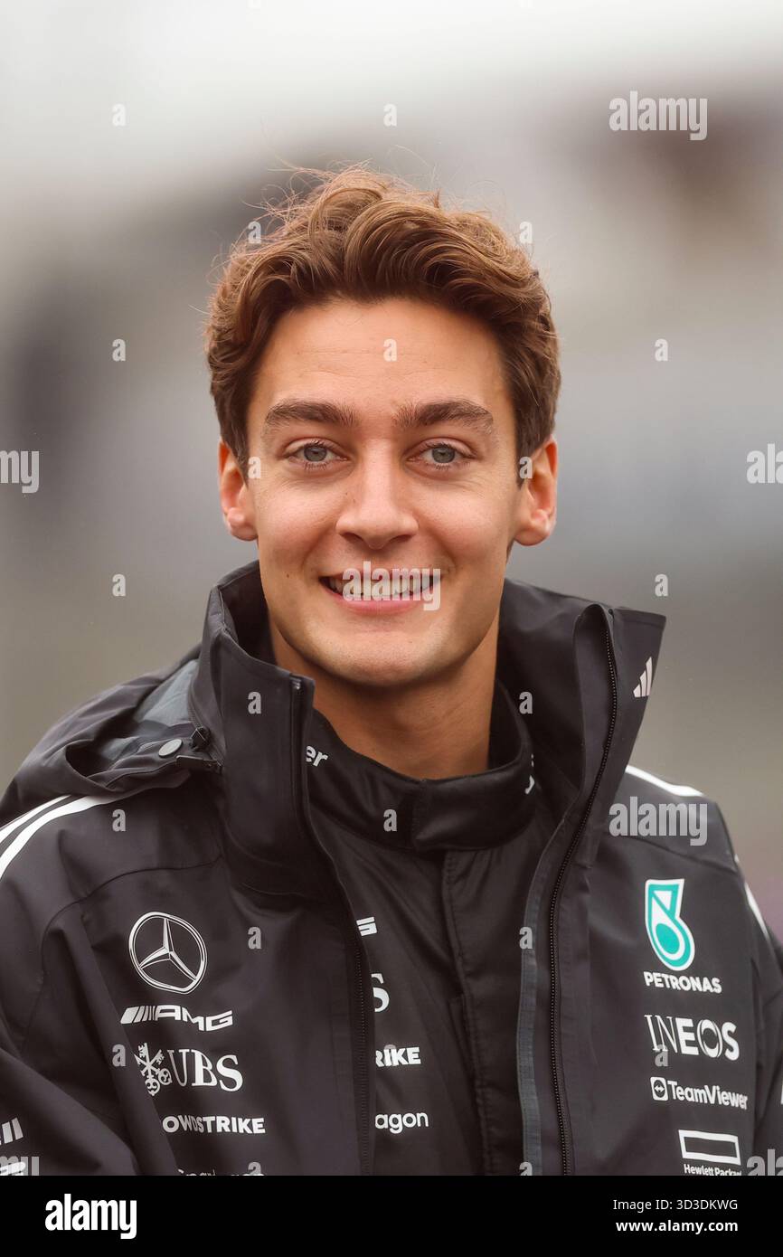 George russell podium 2025 hi-res stock photography and images - Alamy