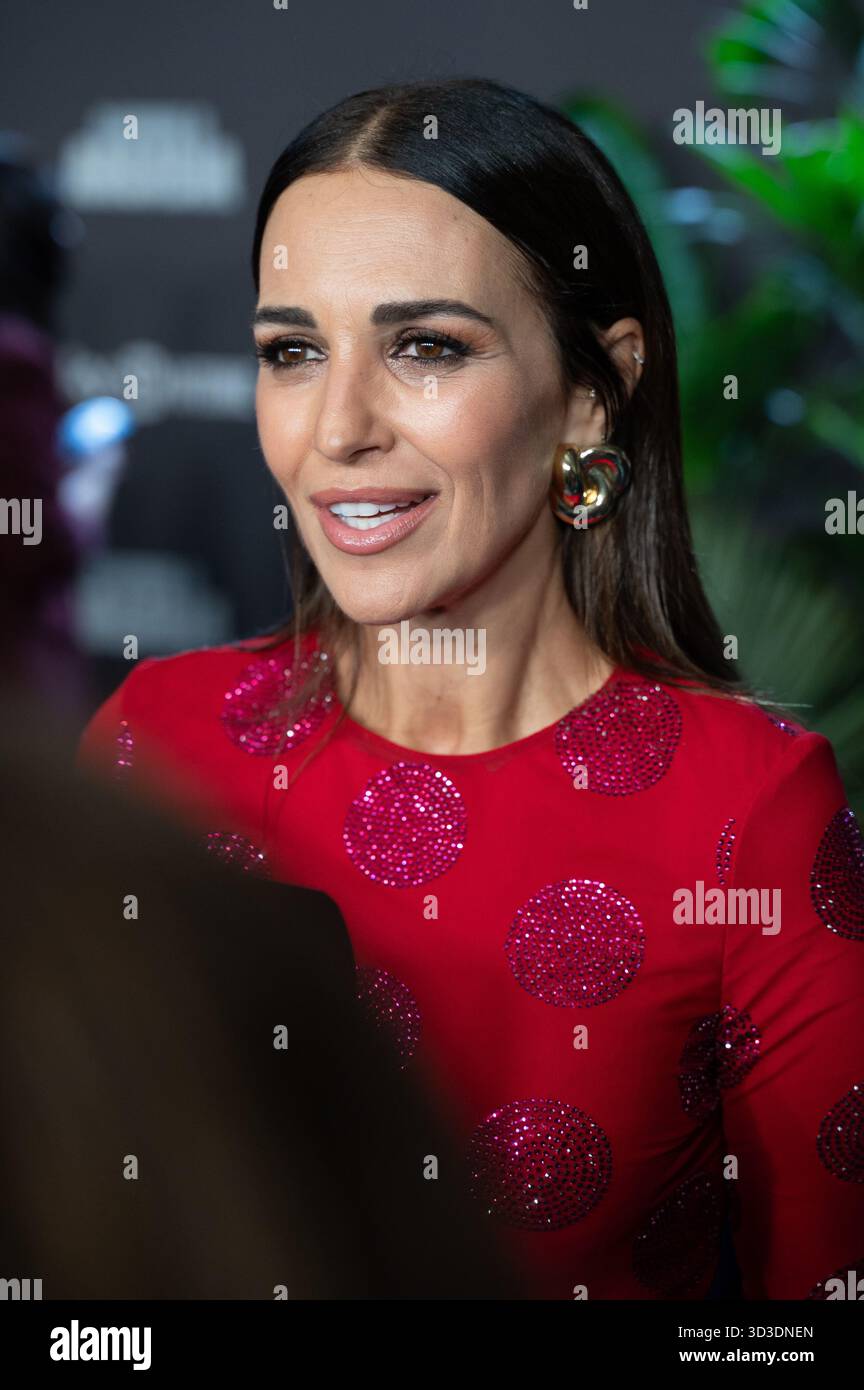 Paula Echevarría attends the "Camino a Arcadia" premiere at the Espacio ...