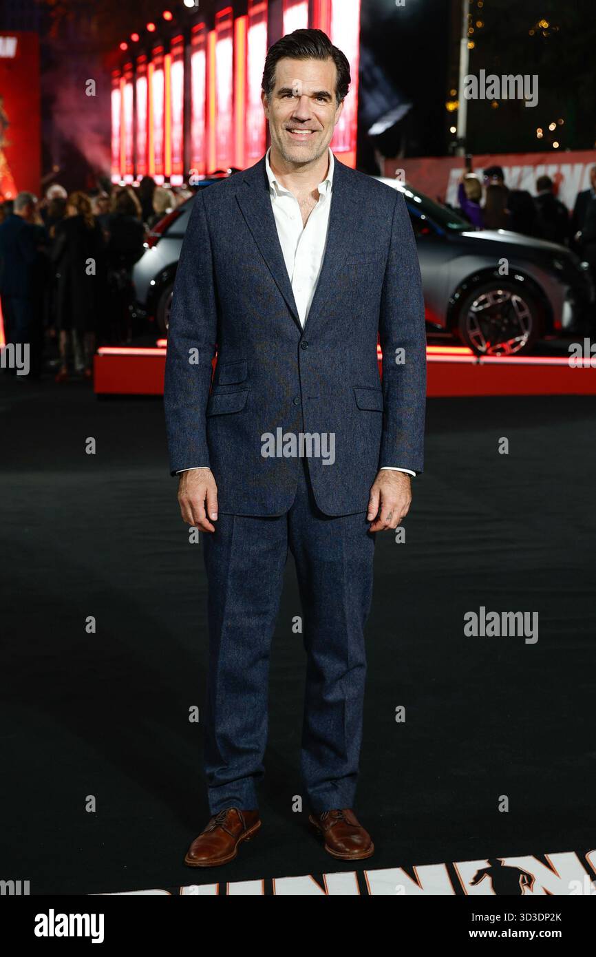 Rob Delaney poses for photographers upon arrival at the premiere of the ...