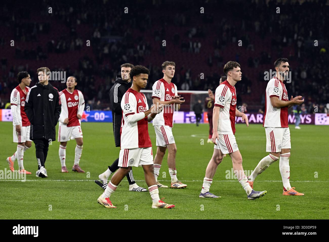 AMSTERDAM - Gerald Alders of AFC Ajax is upset during the UEFA ...