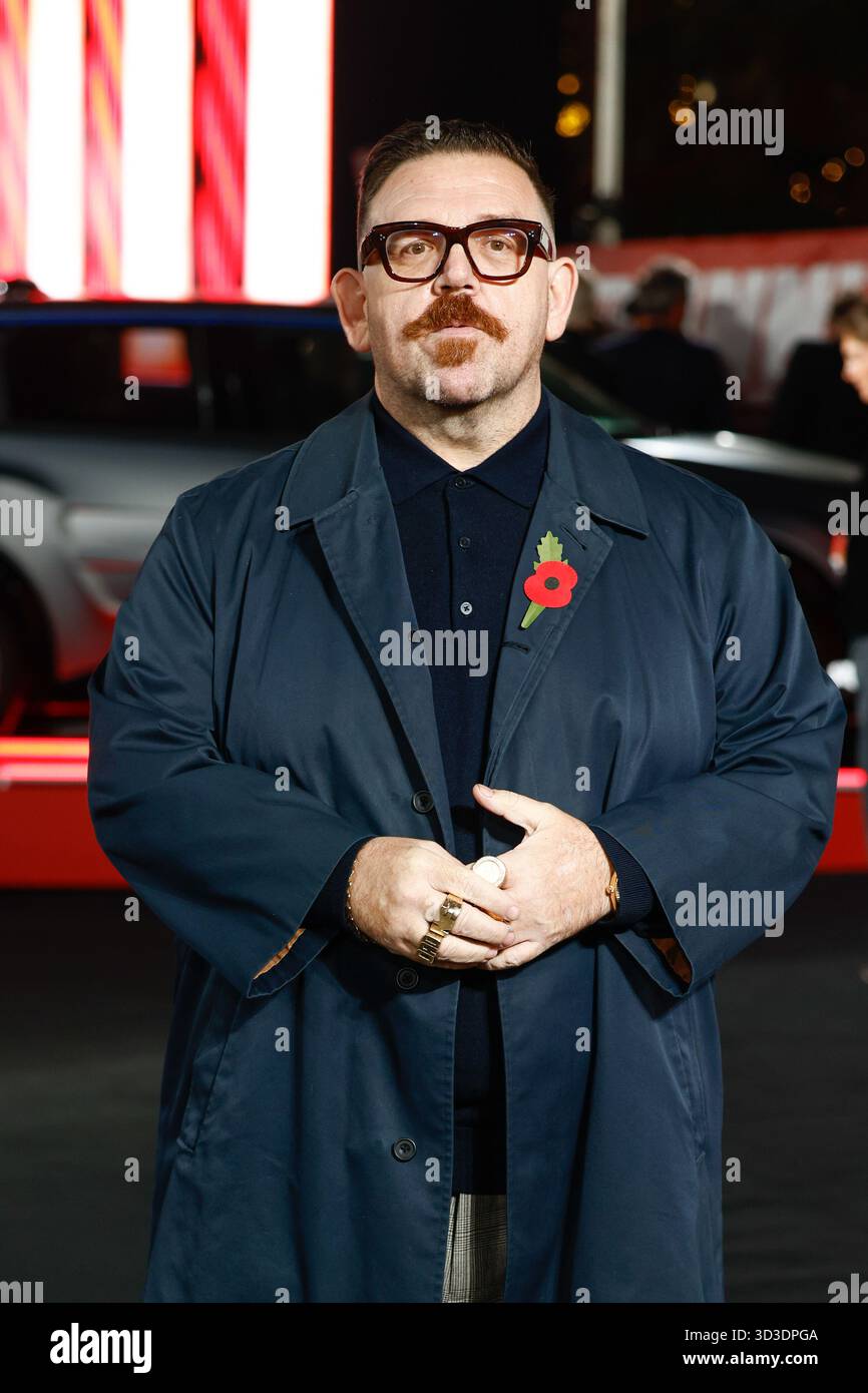 Nick Frost poses for photographers upon arrival at the premiere of the ...
