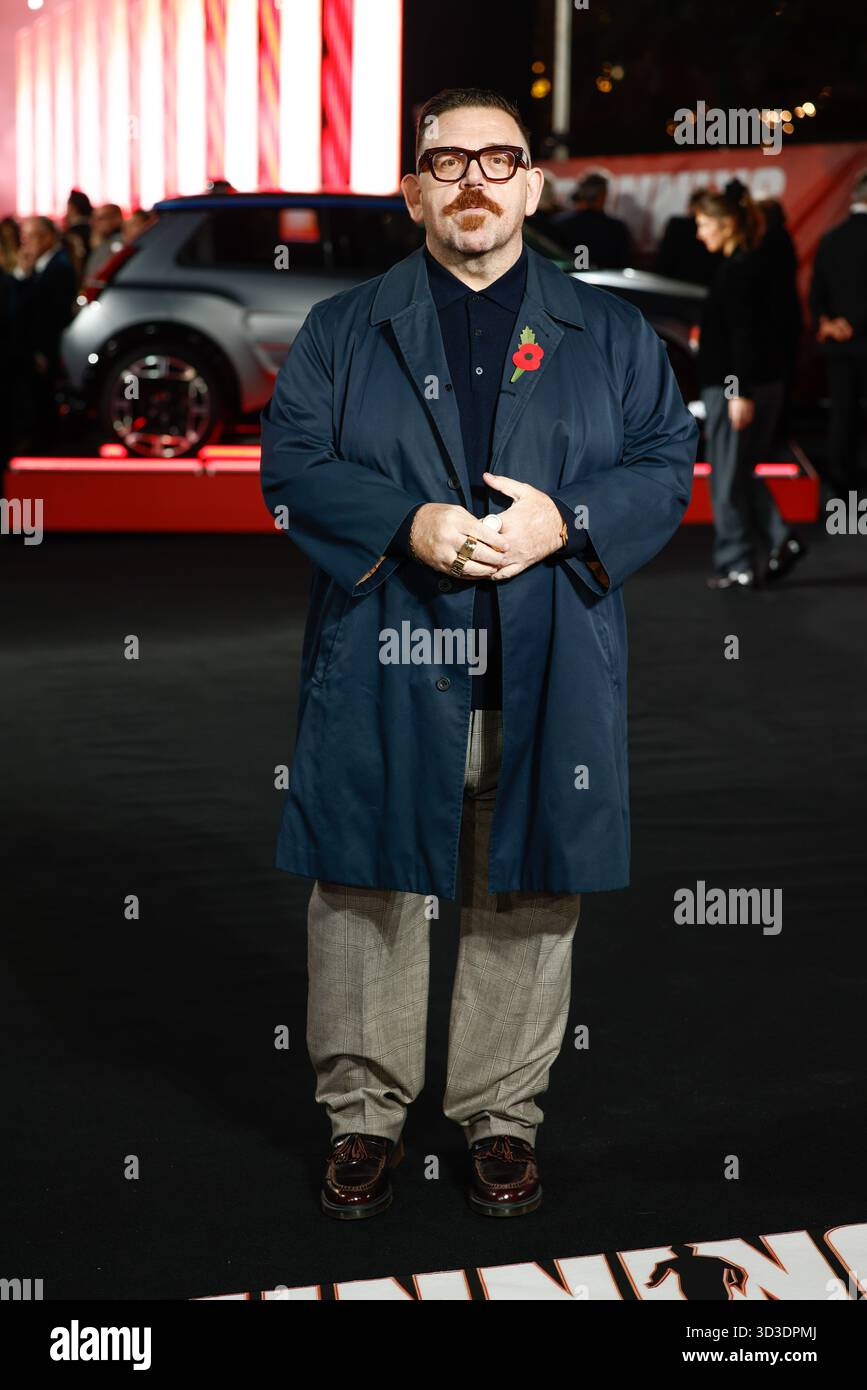 Nick Frost poses for photographers upon arrival at the premiere of the ...