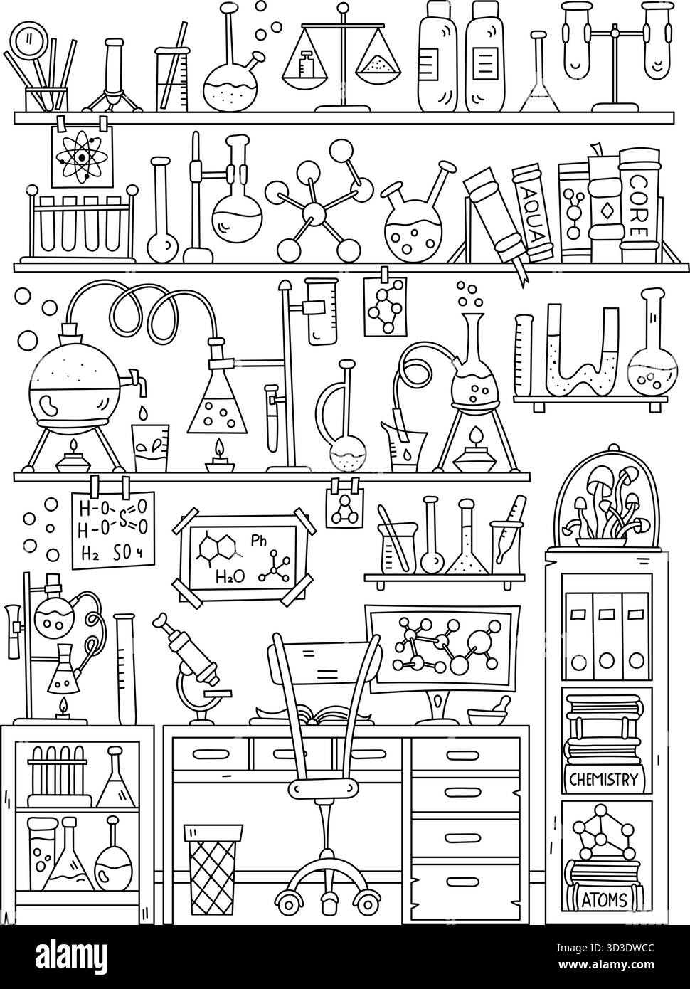 In lab coat Black and White Stock Photos & Images - Alamy