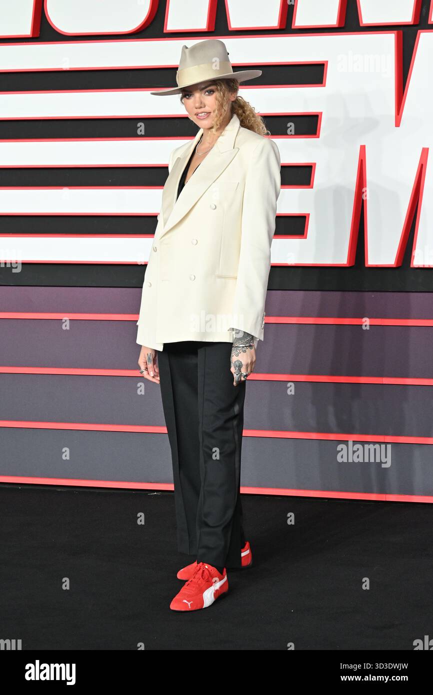 London, UK - 5th November 2025 Becca Dudley at UK premiere of The ...