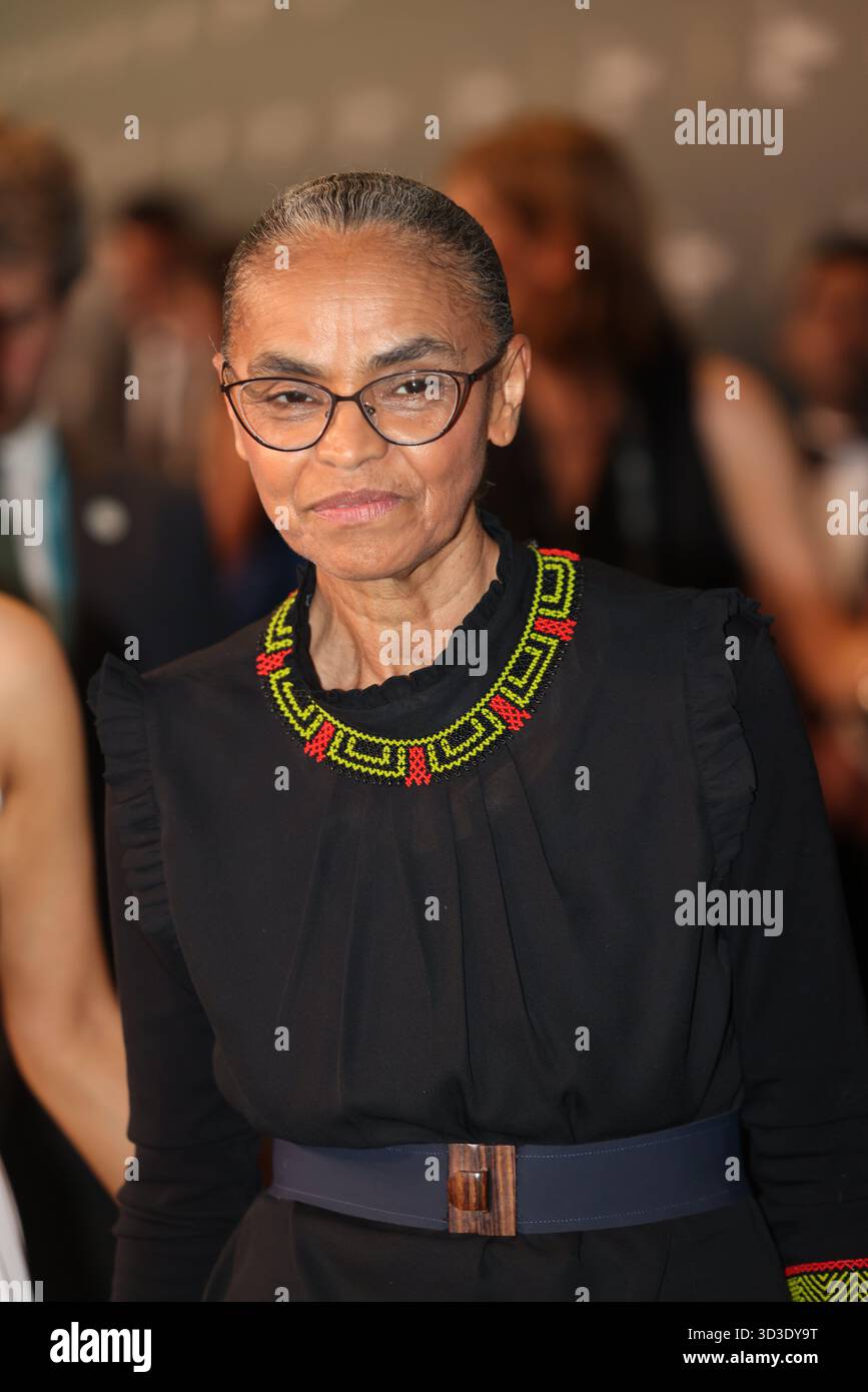 Minister of the Environment and Climate Change of Brazil, Marina Silva ...
