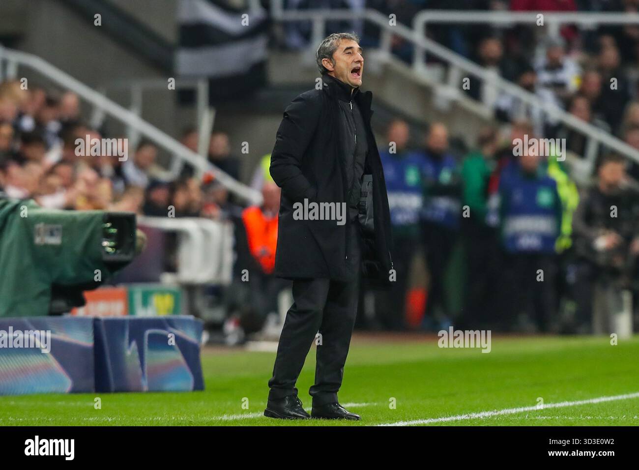Ernesto Valverde Manager Of Athletic Club gestures during the Newcastle ...