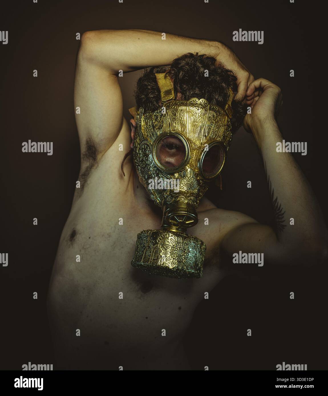 Fashioned man gold gas hi-res stock photography and images - Alamy