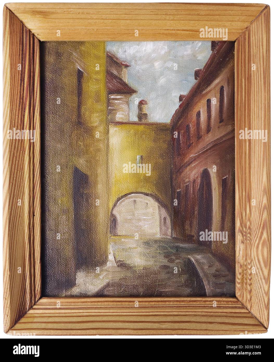 Oil on water landscape Cut Out Stock Images & Pictures - Alamy