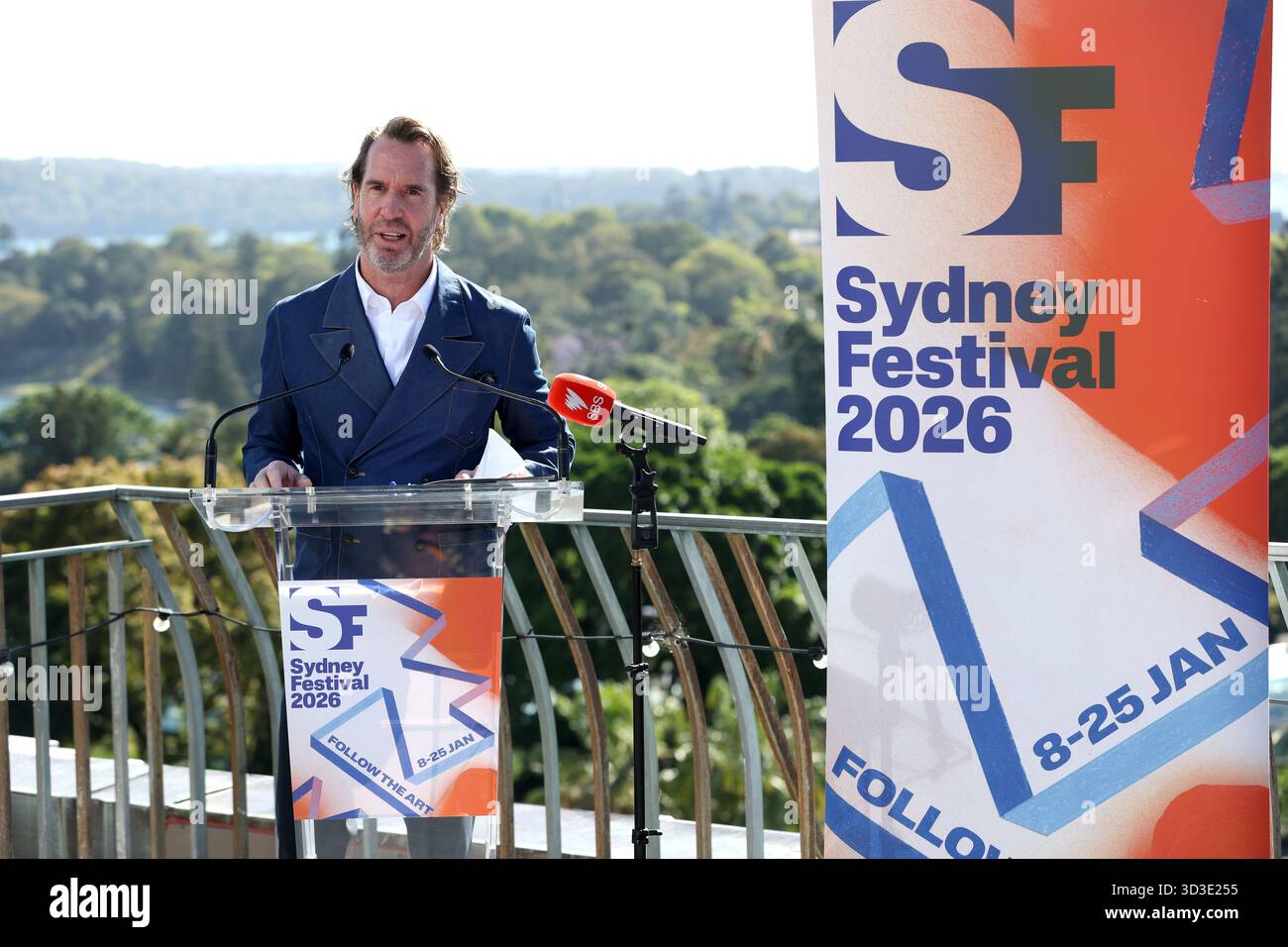 City of Sydney Councillor Adam Worling during the 2026 Sydney Festival ...