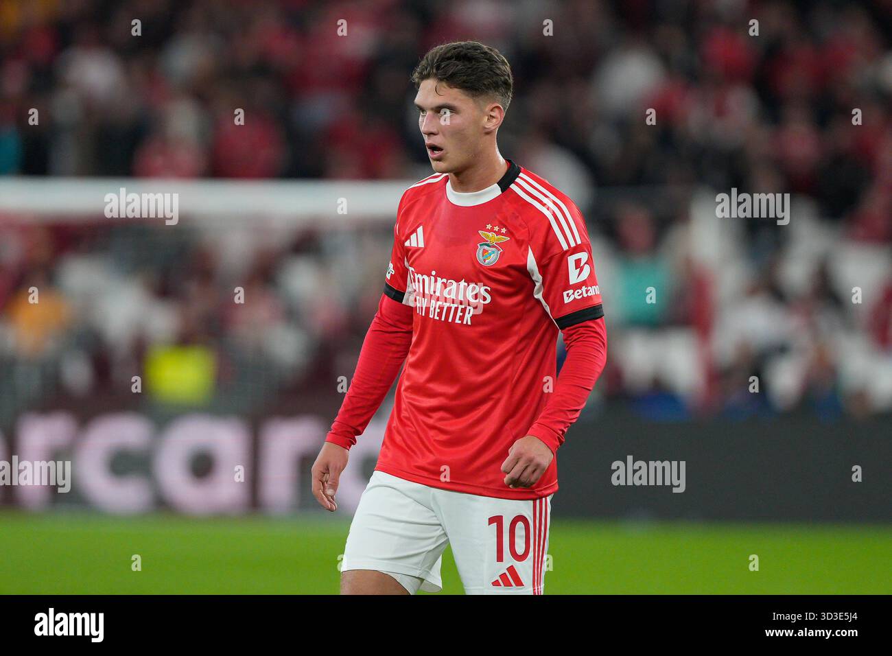 Georgiy Sudakov of SL Benfica in action during UEFA Champions League ...