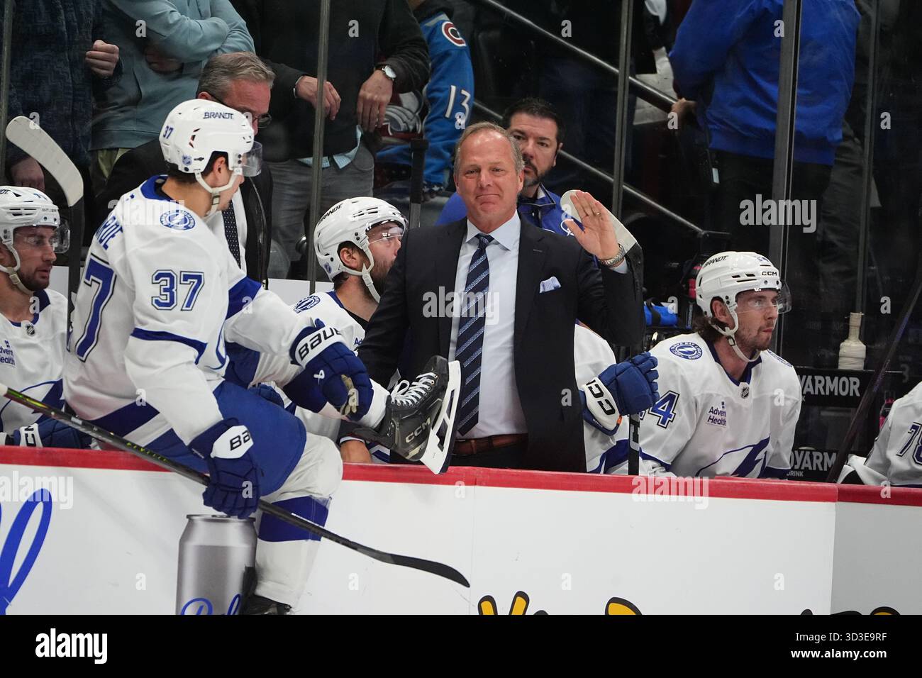 Tampa Bay Lightning head coach Jon Cooper in the second period of an ...