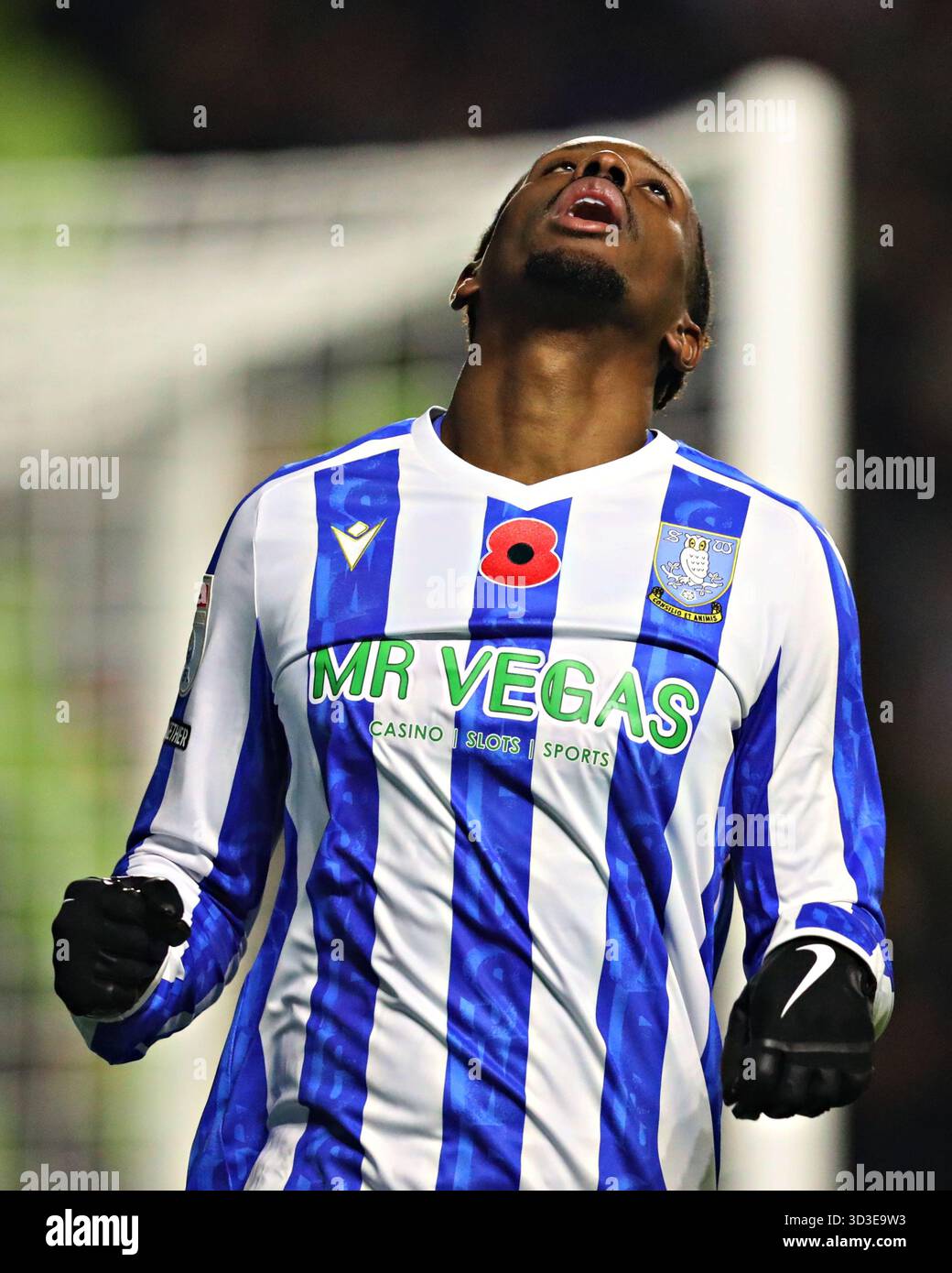 Jamal Lowe of Sheffield Wednesday during the Sky Bet Championship match ...