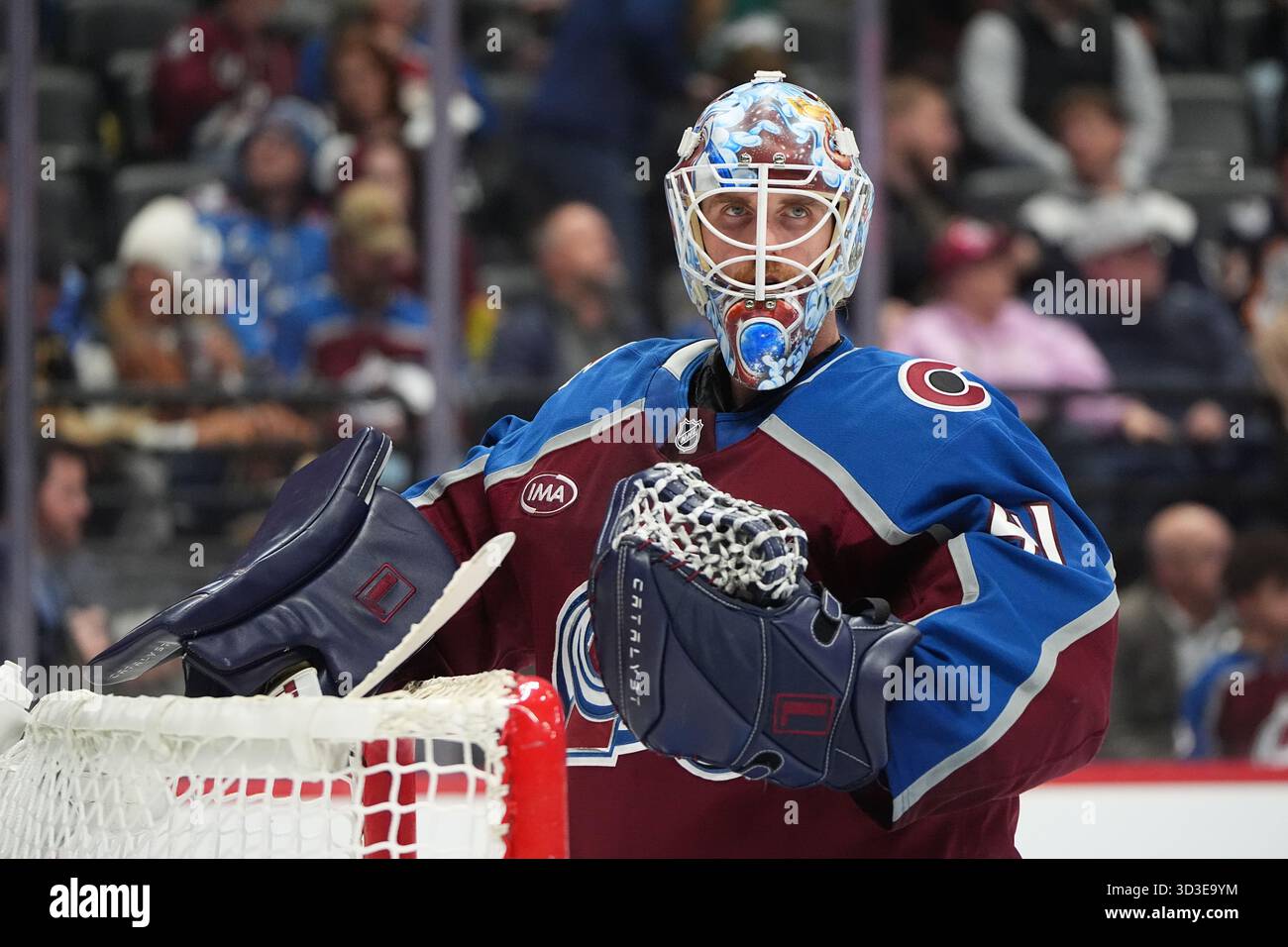 Colorado Avalanche goaltender Scott Wedgewood (41) in the second period ...